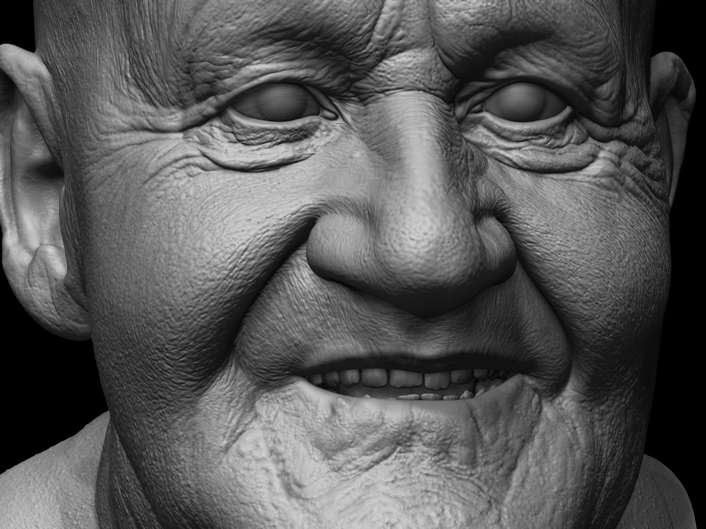 3D Ultra Realistic Old Man - TurboSquid 1357297