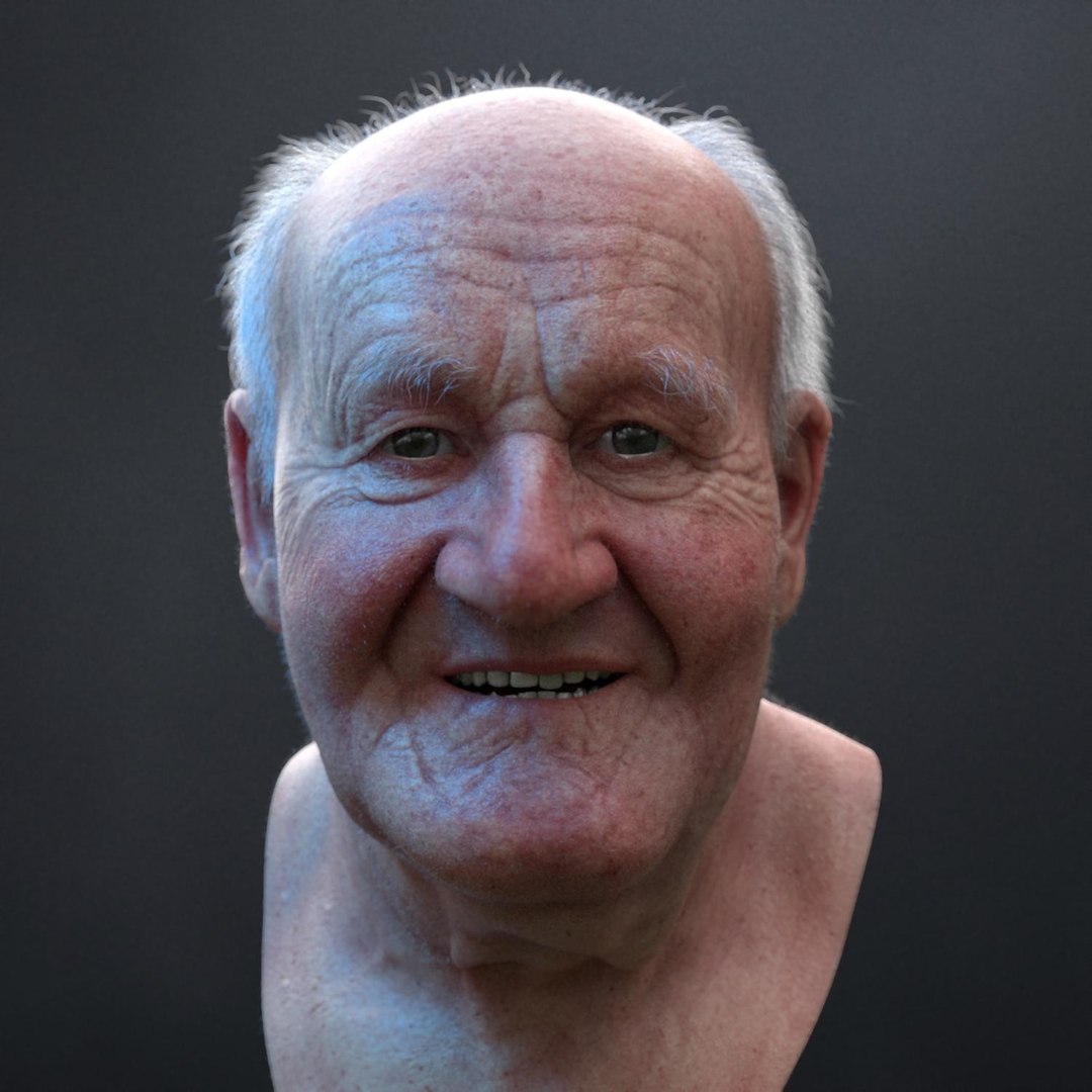 3D Ultra Realistic Old Man - TurboSquid 1357297