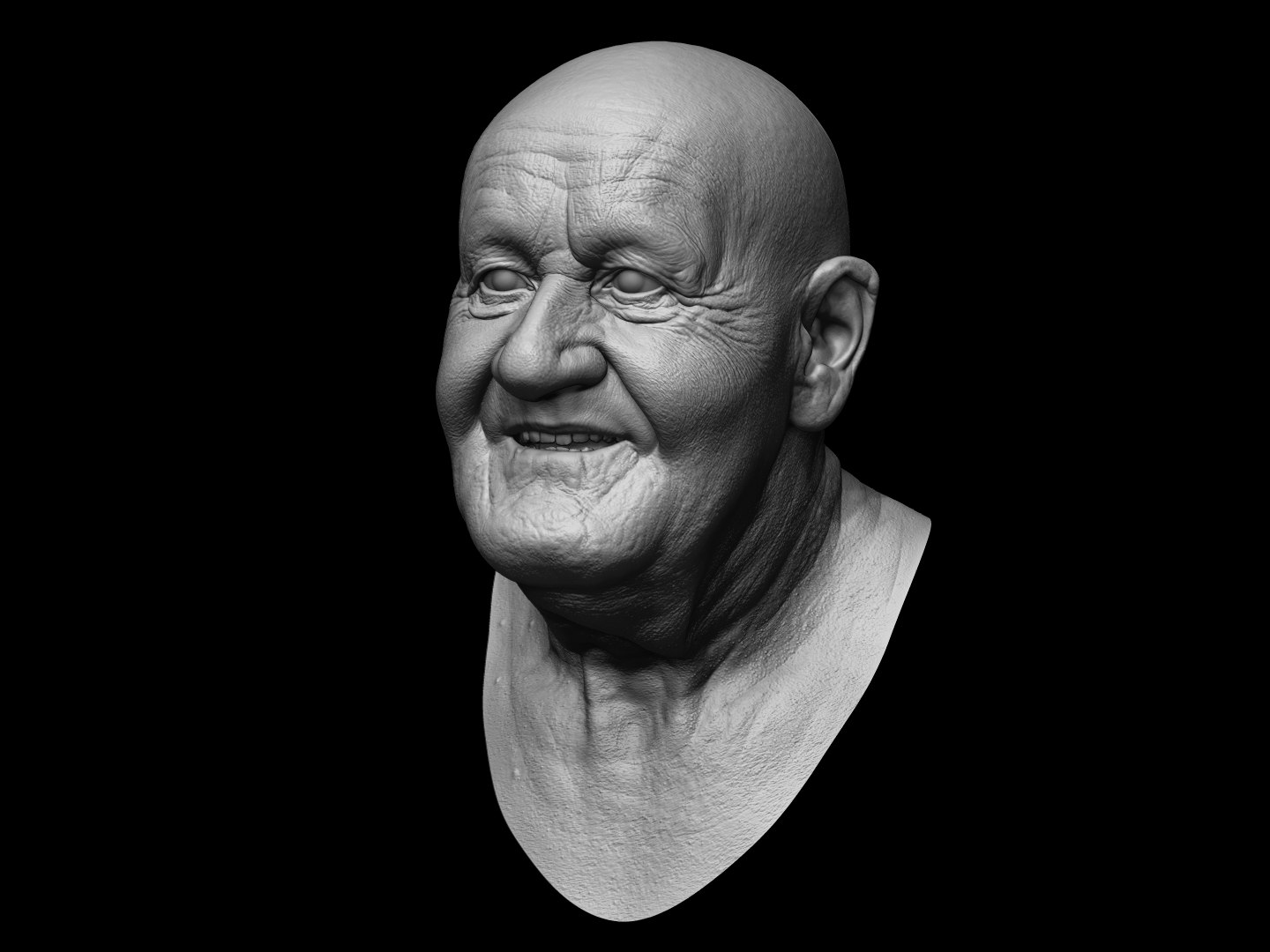 3D Ultra Realistic Old Man - TurboSquid 1357297