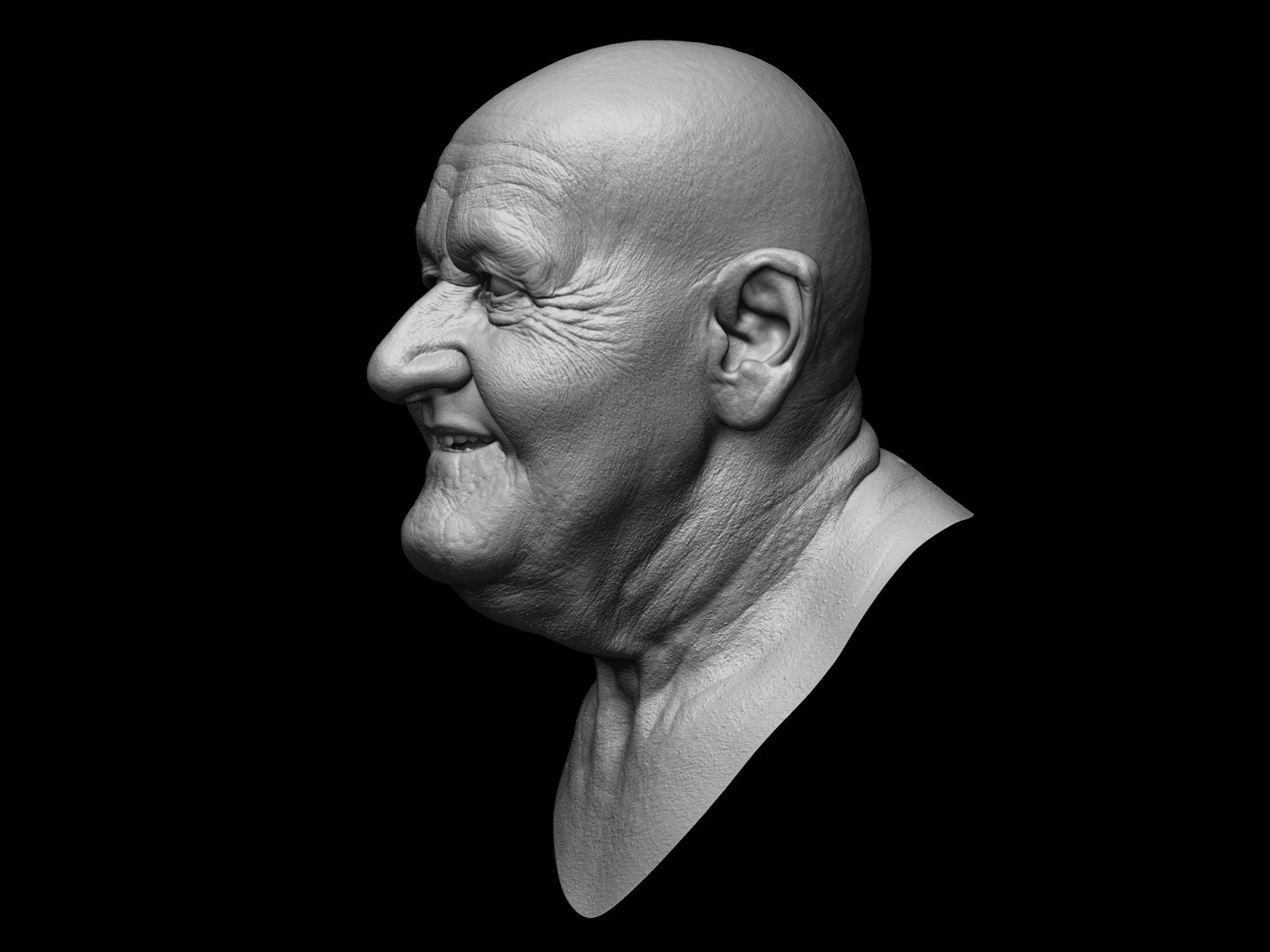 3D Ultra Realistic Old Man - TurboSquid 1357297