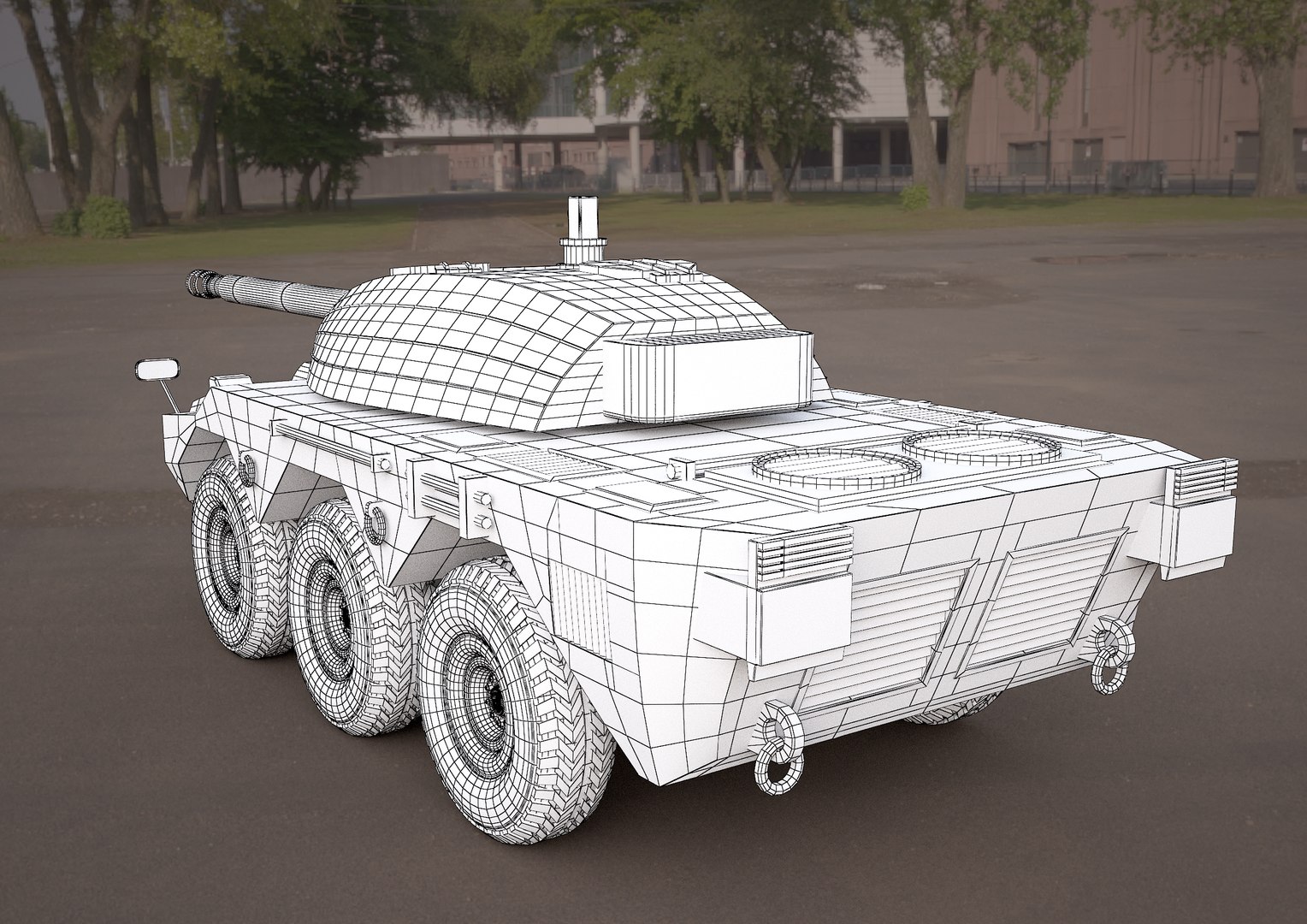 3D Model Military Panzer Modeled - TurboSquid 1514972