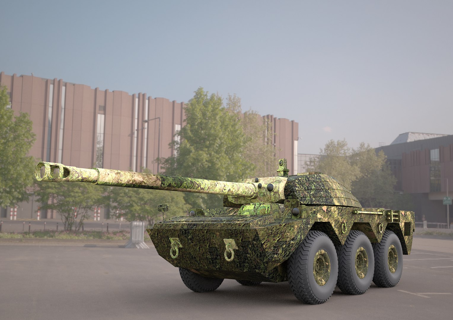 3D Model Military Panzer Modeled - TurboSquid 1514972