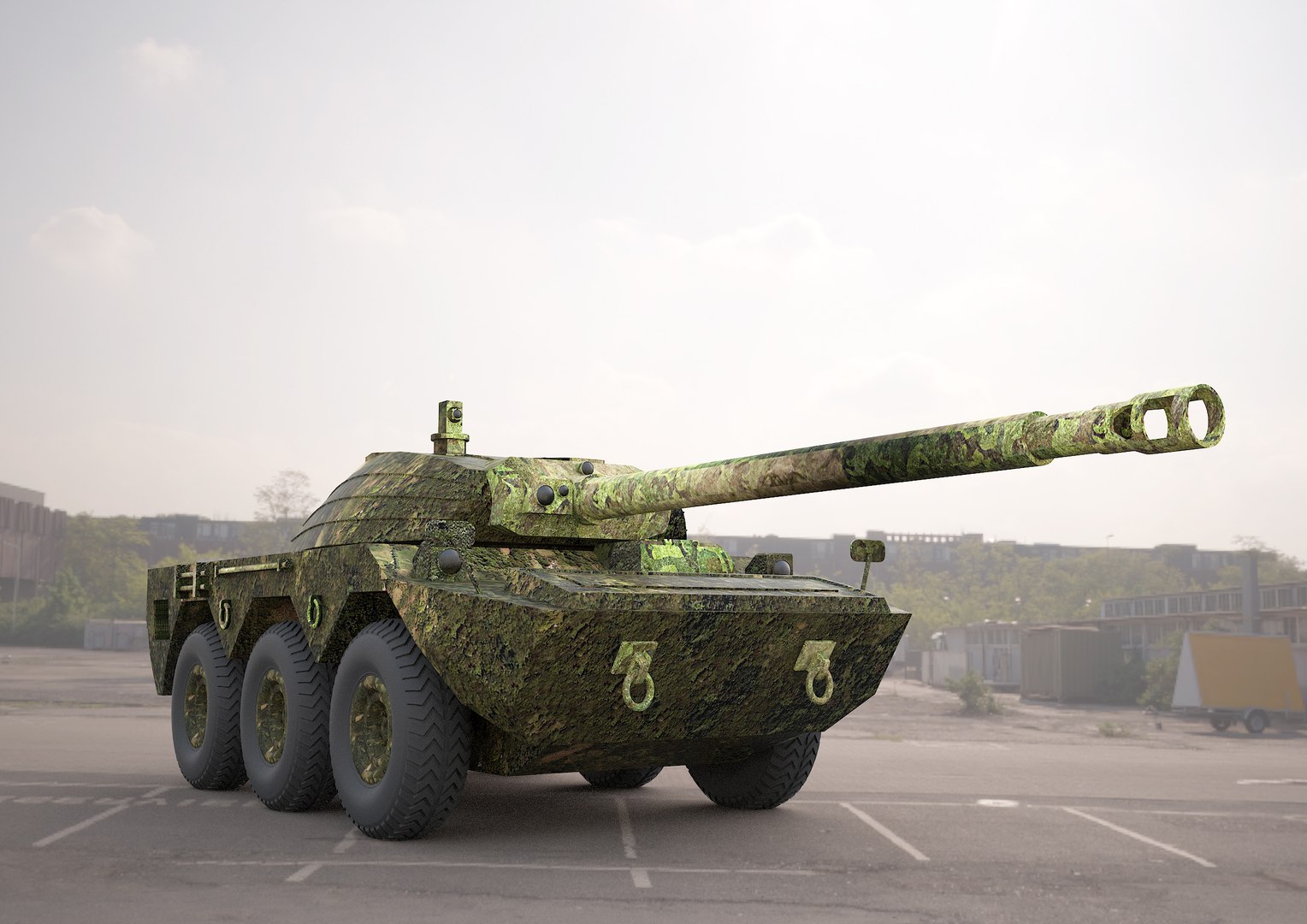 3D Model Military Panzer Modeled - TurboSquid 1514972