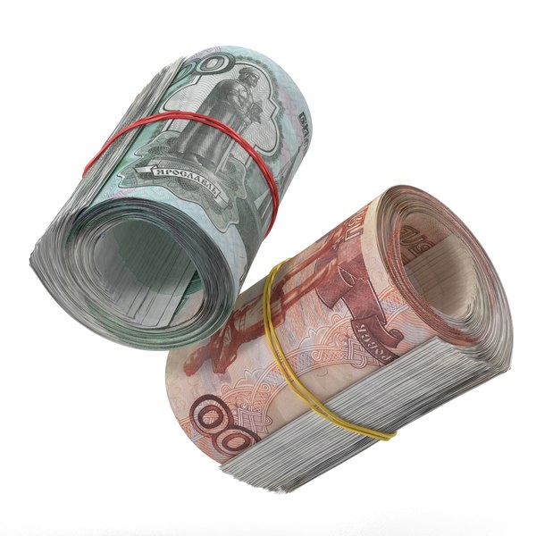 3d model rouble roll