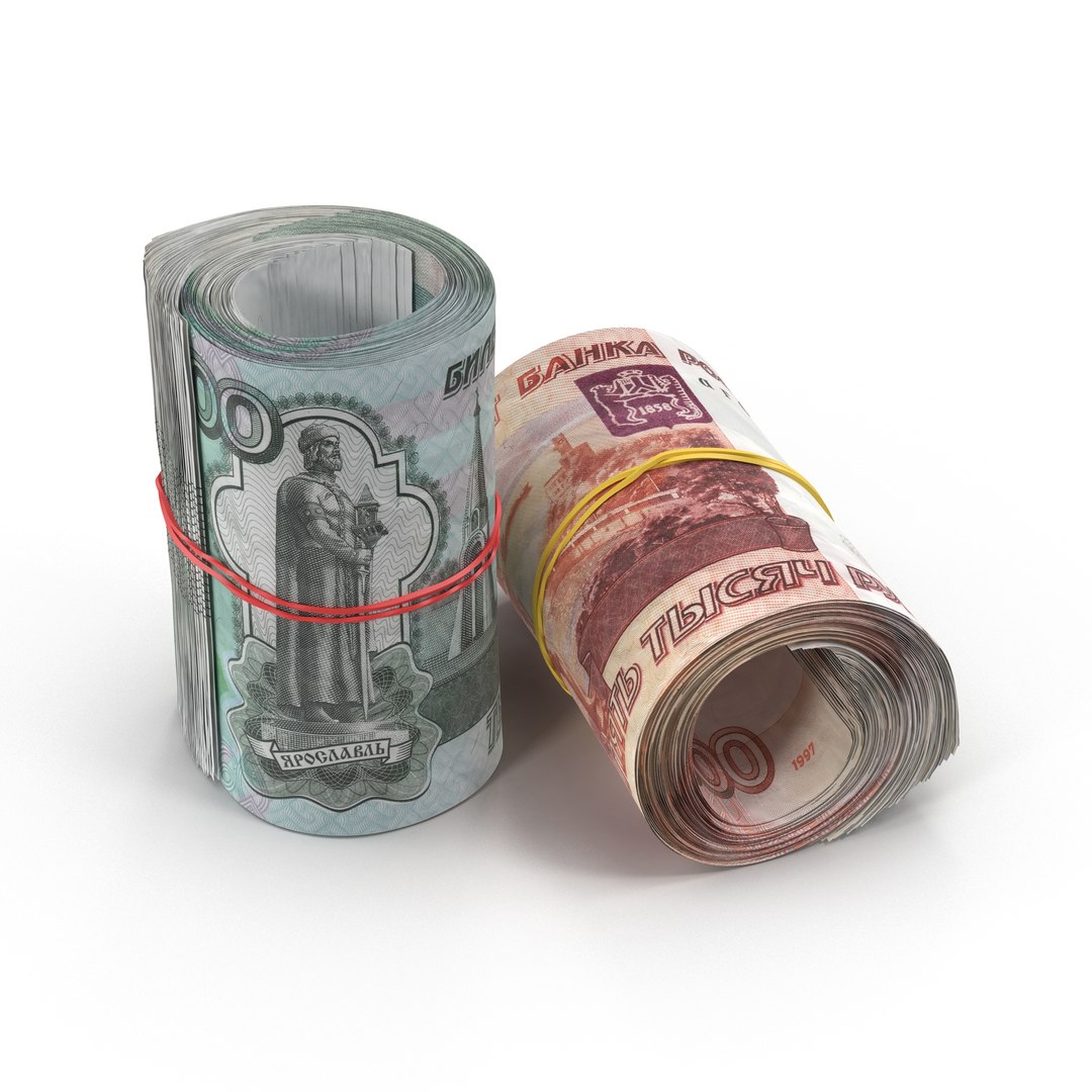 3d Model Rouble Roll
