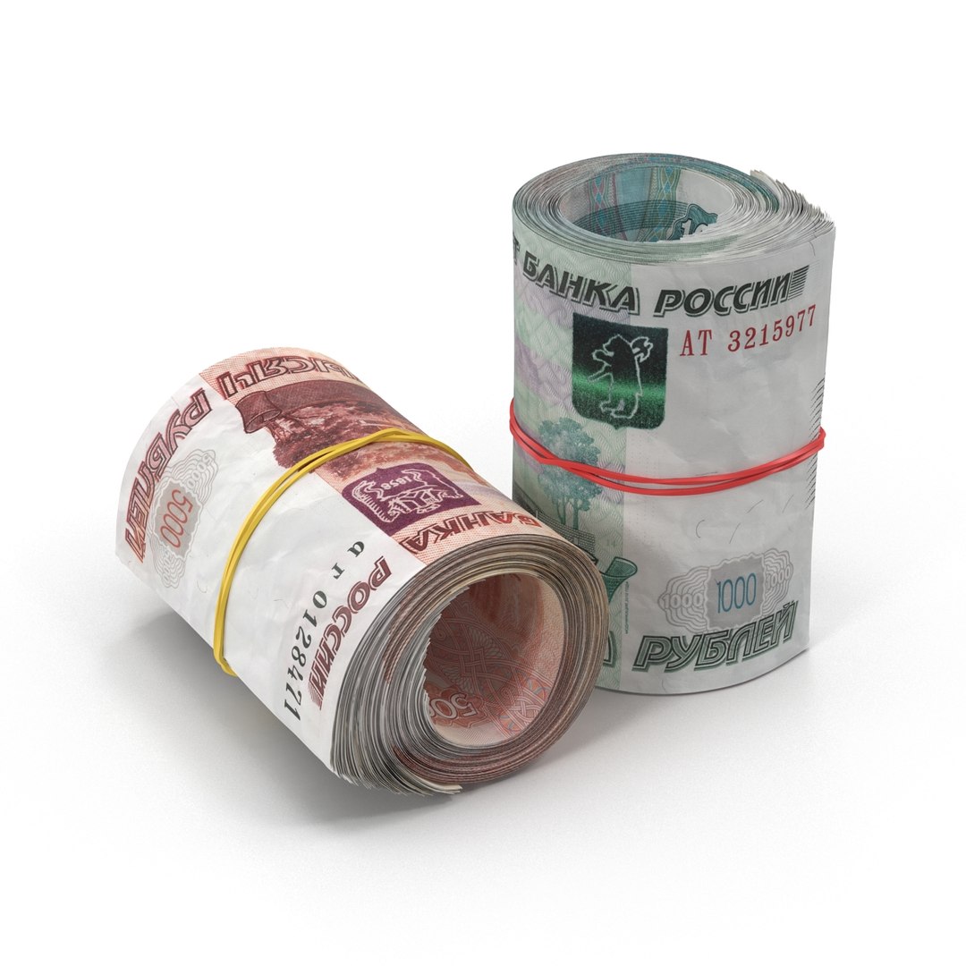 3d Model Rouble Roll