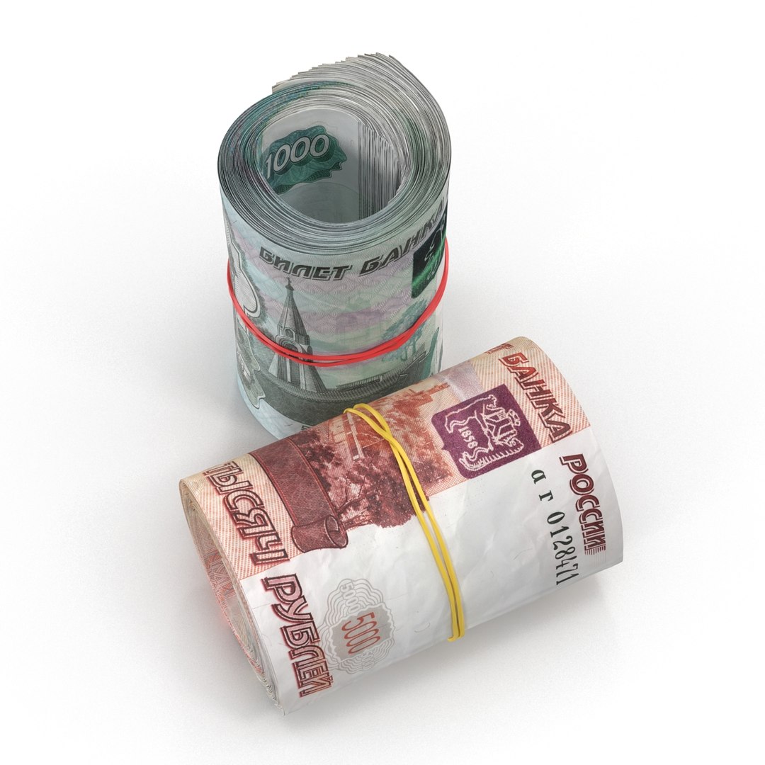 3d Model Rouble Roll