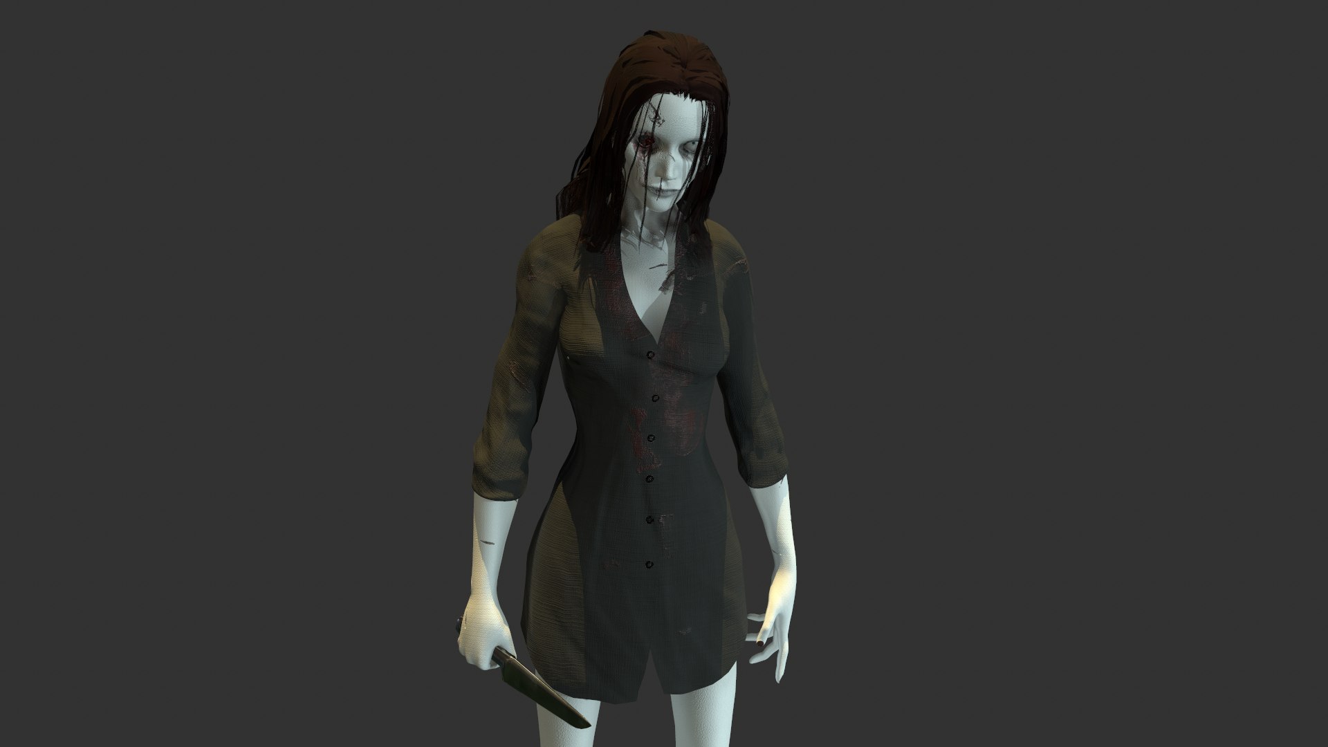 Ghost Girl 3D Model - TurboSquid 2191124