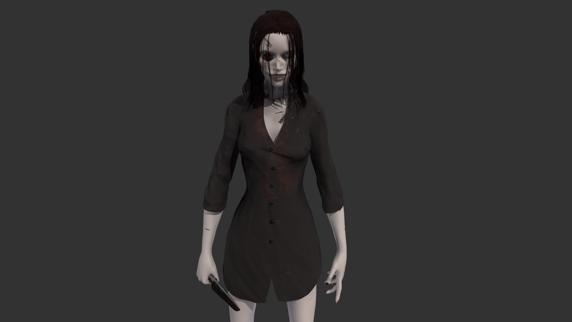 Ghost Girl 3D Model - TurboSquid 2191124