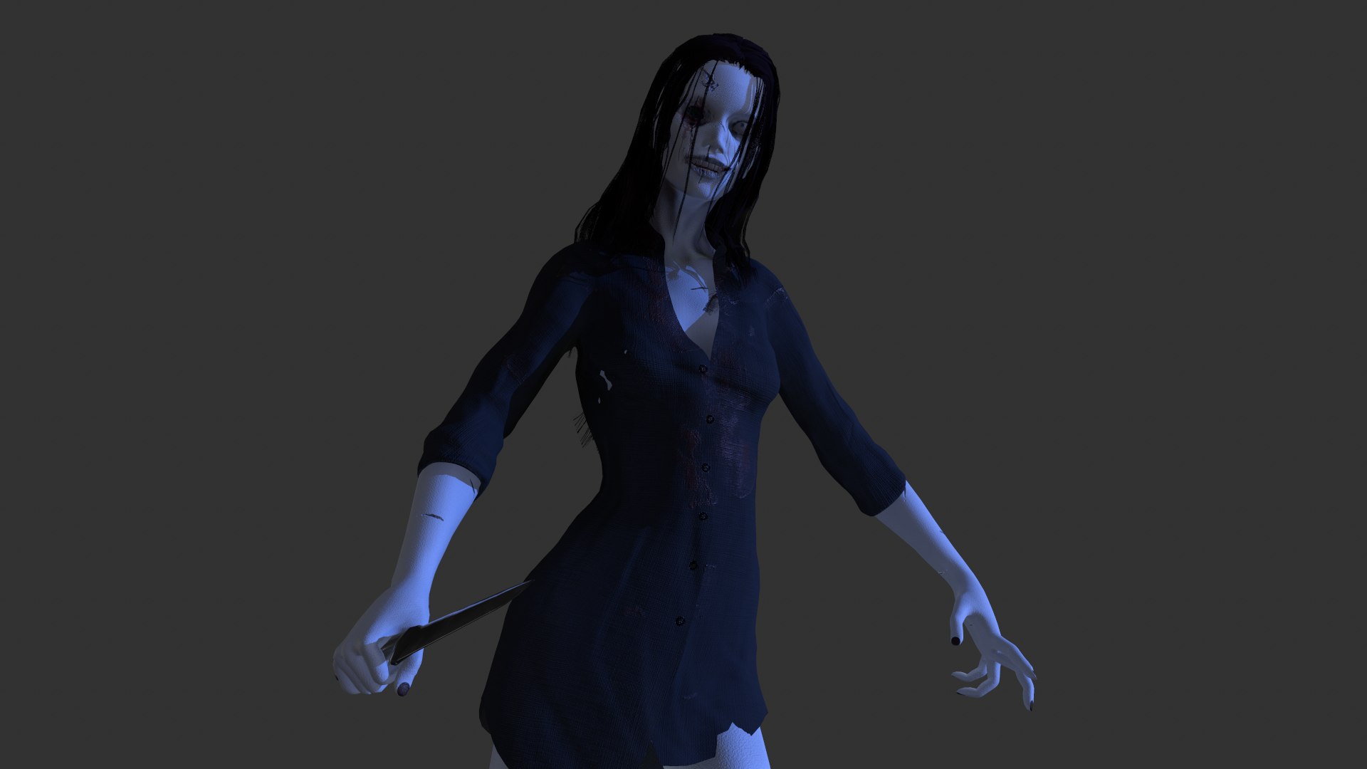 Ghost Girl 3D Model - TurboSquid 2191124
