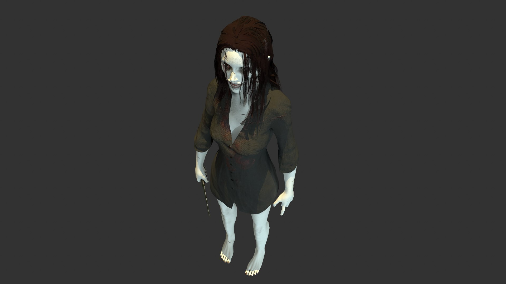 Ghost Girl 3D Model - TurboSquid 2191124