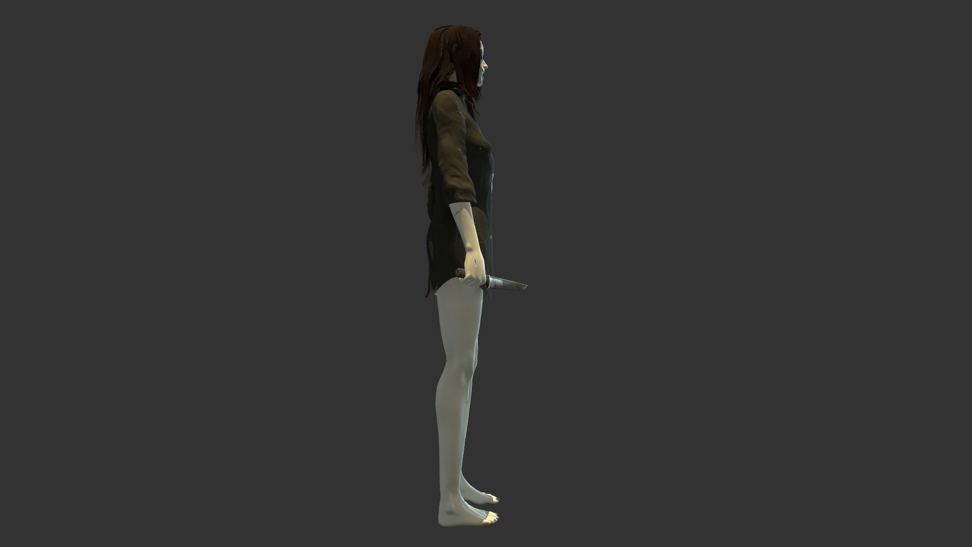 Ghost Girl 3D Model - TurboSquid 2191124