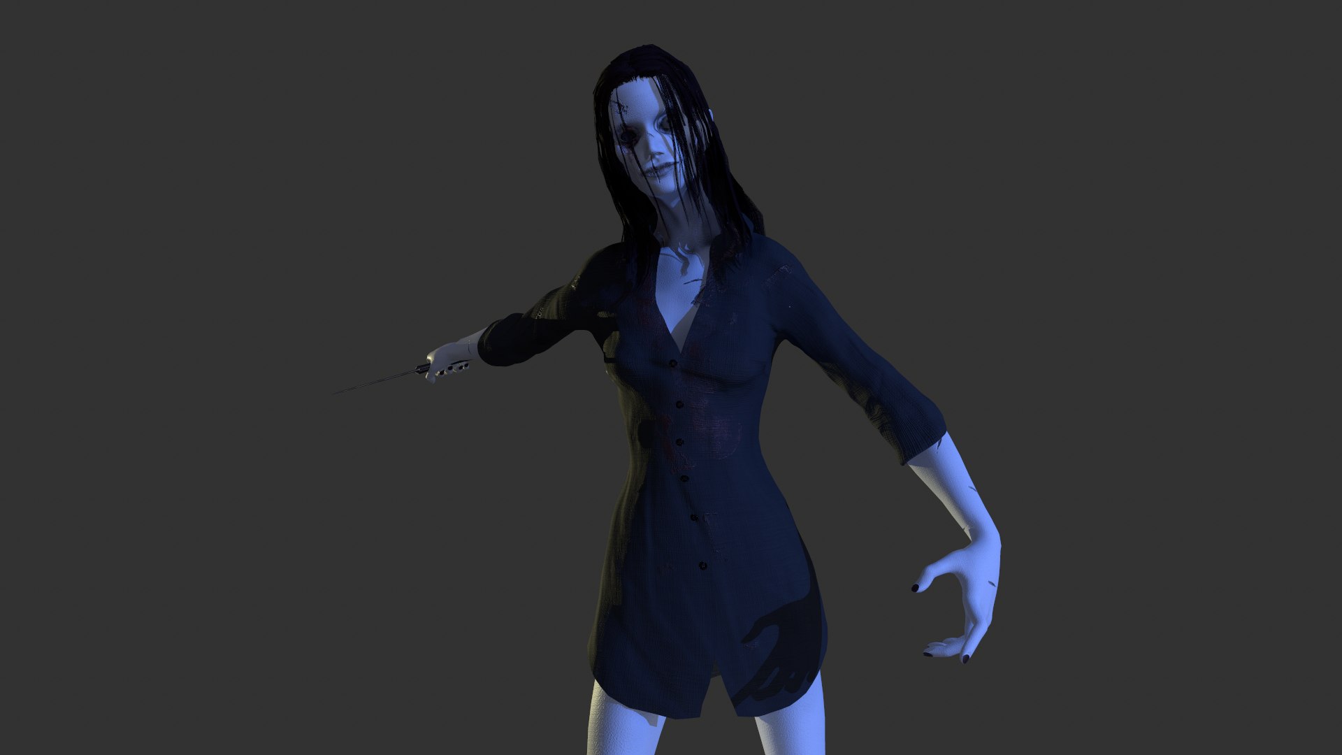 Ghost Girl 3D Model - TurboSquid 2191124