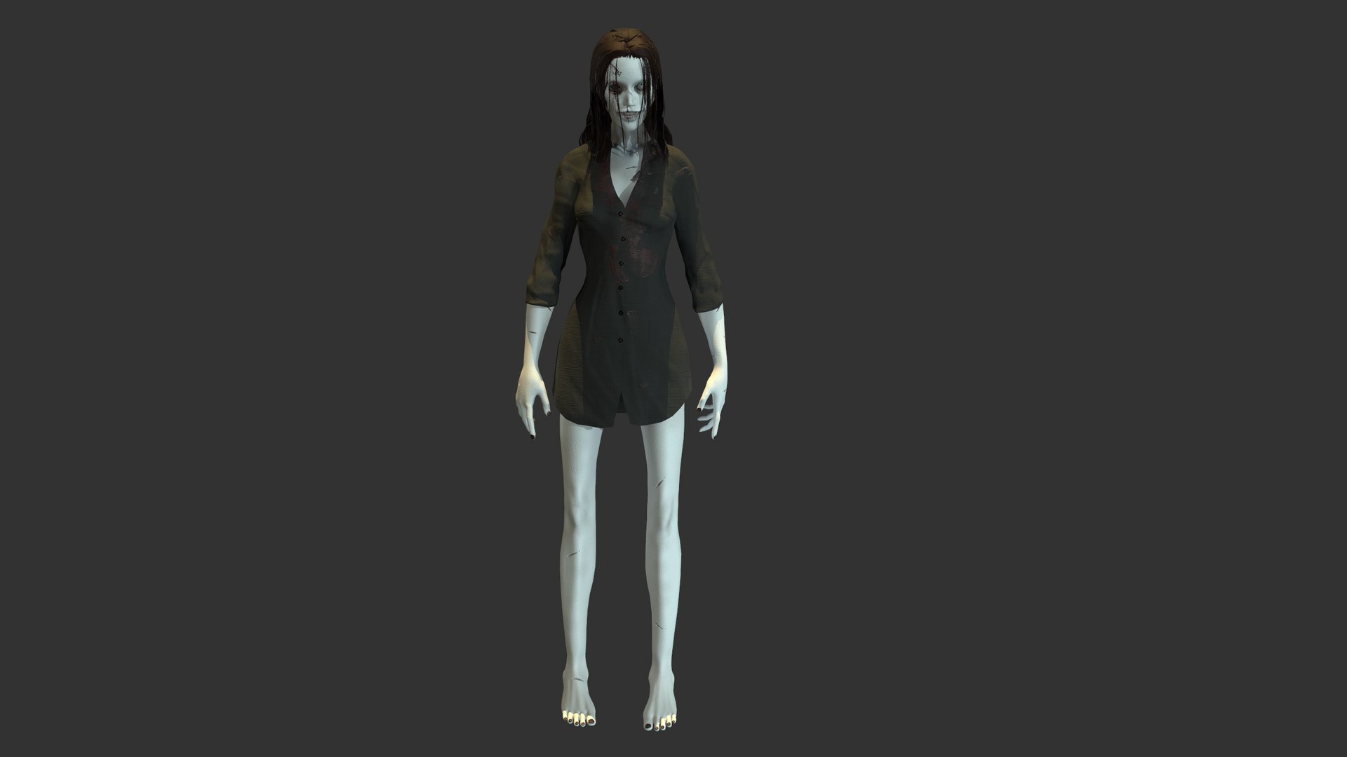 Ghost Girl 3D Model - TurboSquid 2191124