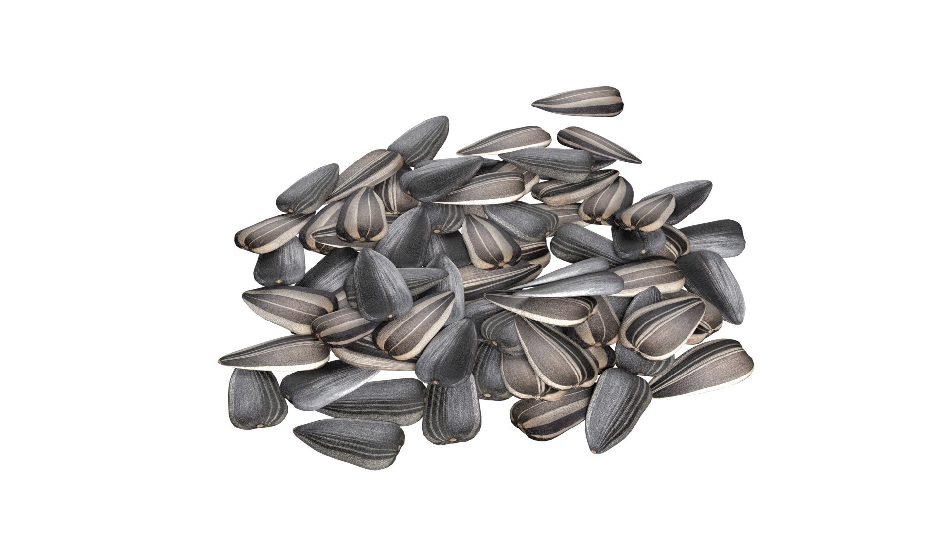 Sunflower Seed Pile V2 3D - TurboSquid 2397329