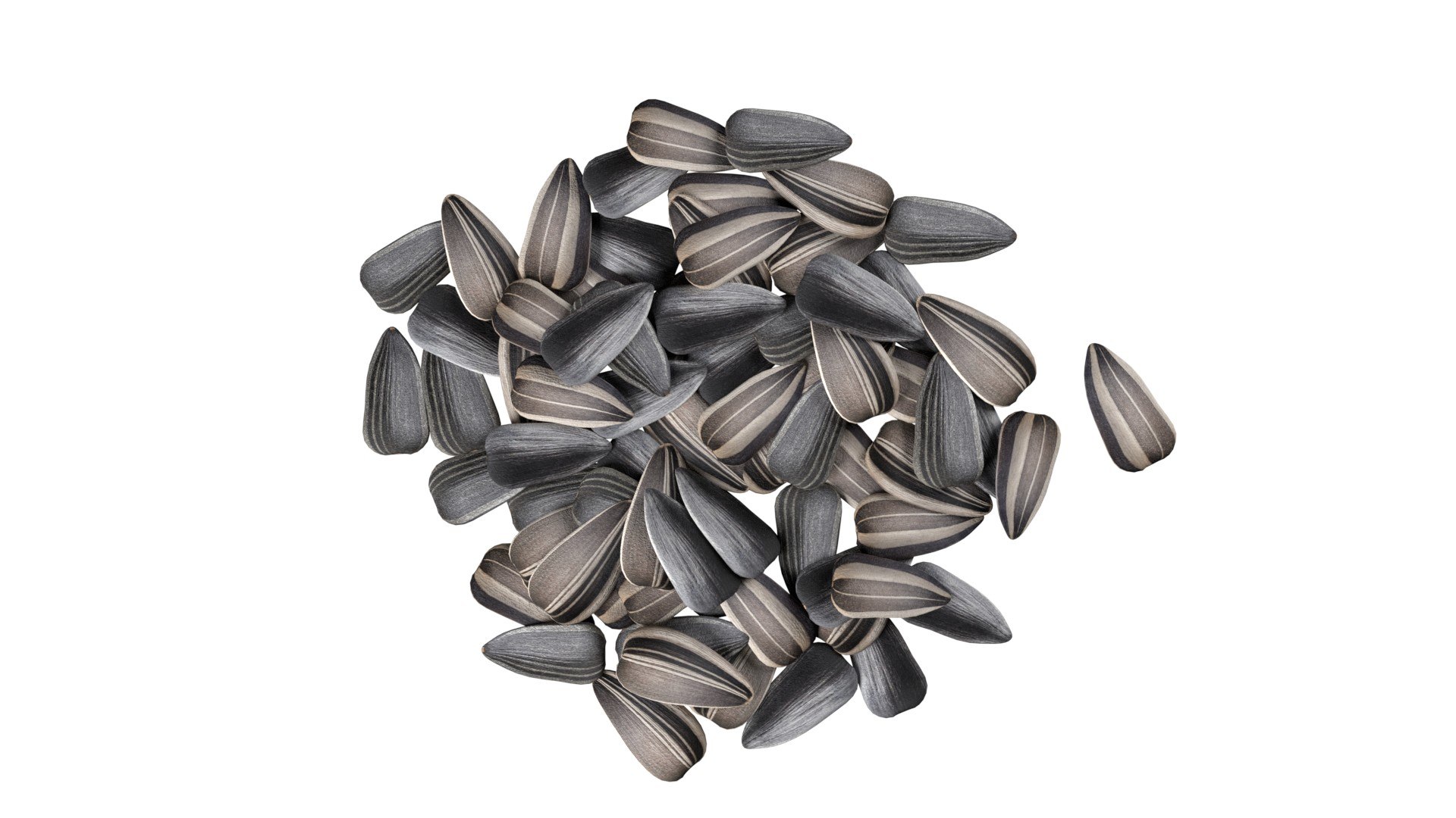 Sunflower Seed Pile V2 3D - TurboSquid 2397329