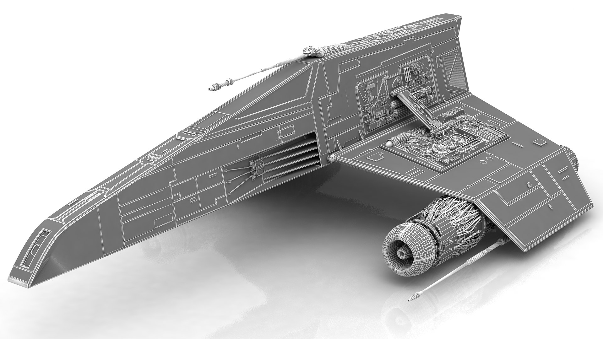 Star Wars X Wing 3D Model - TurboSquid 1627772