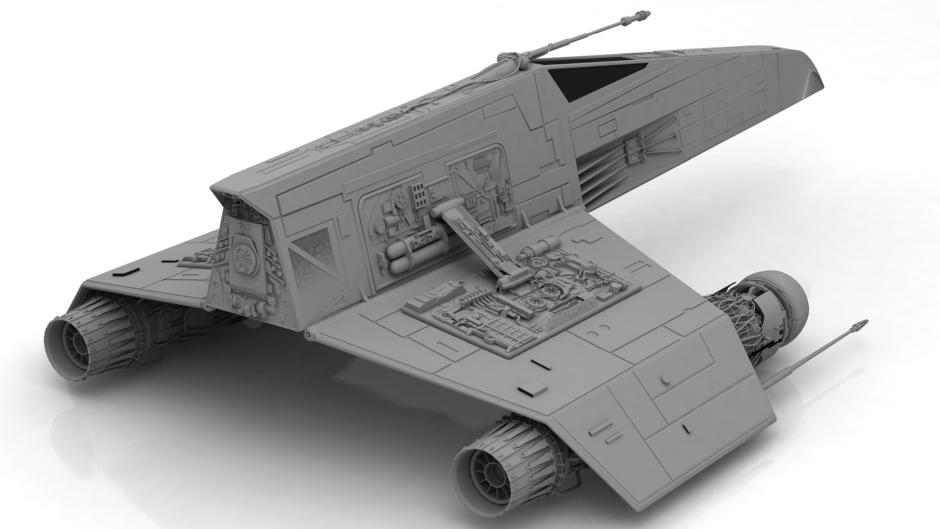 Star Wars X Wing 3D Model - TurboSquid 1627772