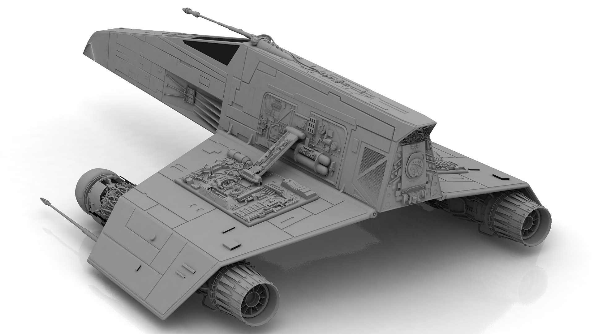 Star Wars X Wing 3D Model - TurboSquid 1627772