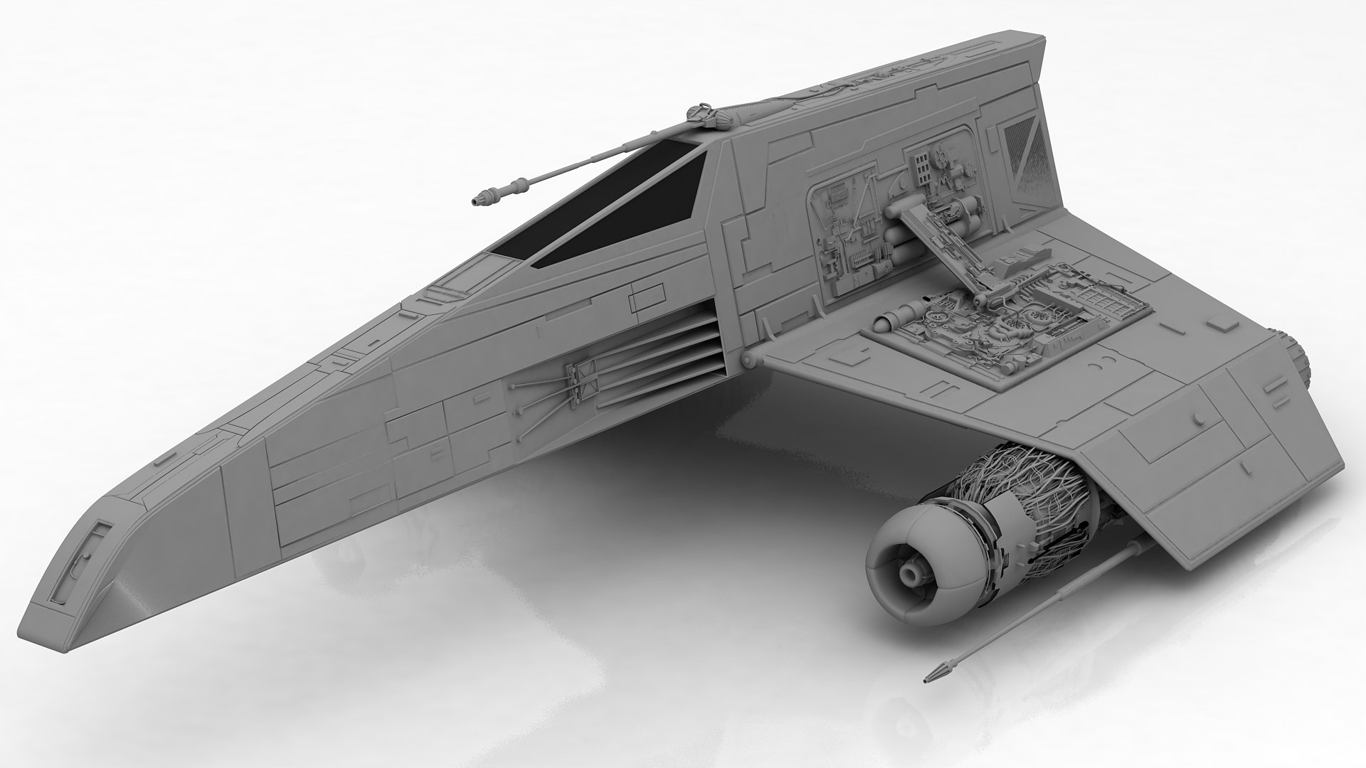 Star Wars X Wing 3D Model - TurboSquid 1627772