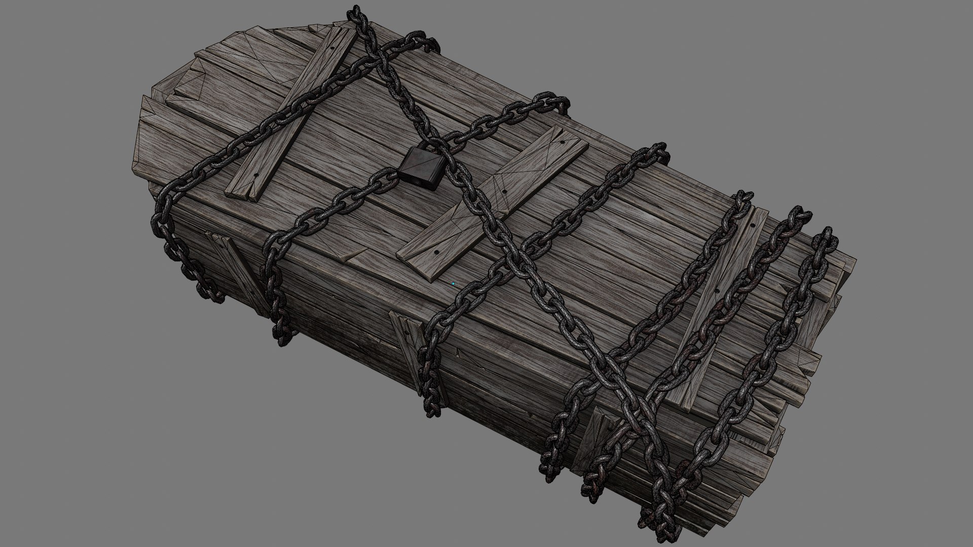 Old Coffin 3D Model - TurboSquid 2054383
