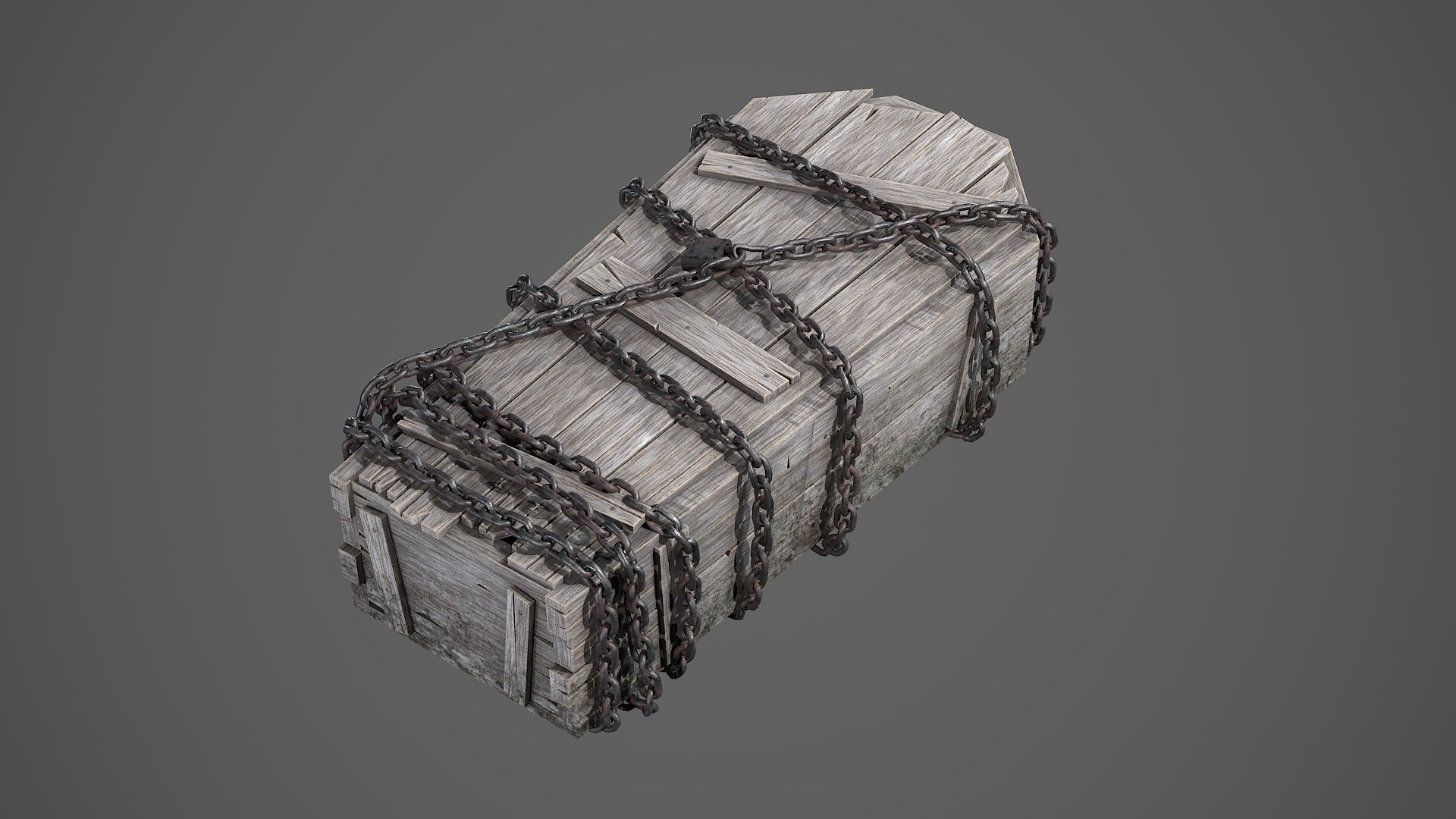 Old Coffin 3D Model - TurboSquid 2054383