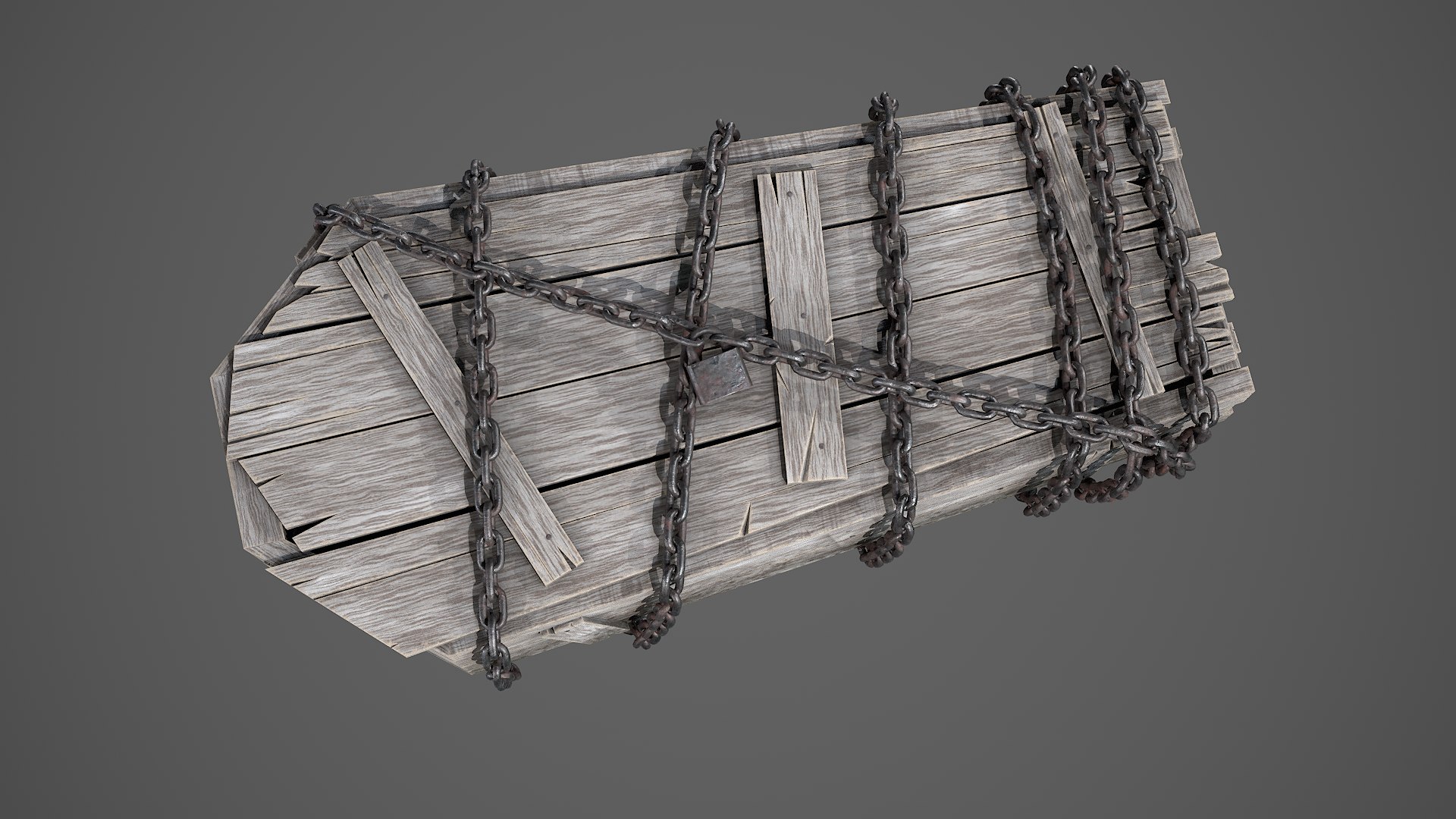 Old Coffin 3D Model - TurboSquid 2054383