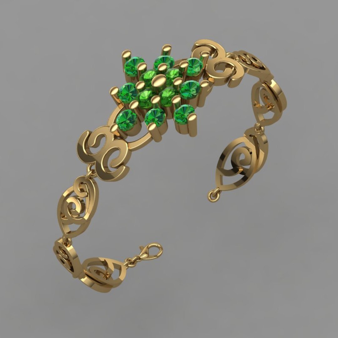 3d model bracelet