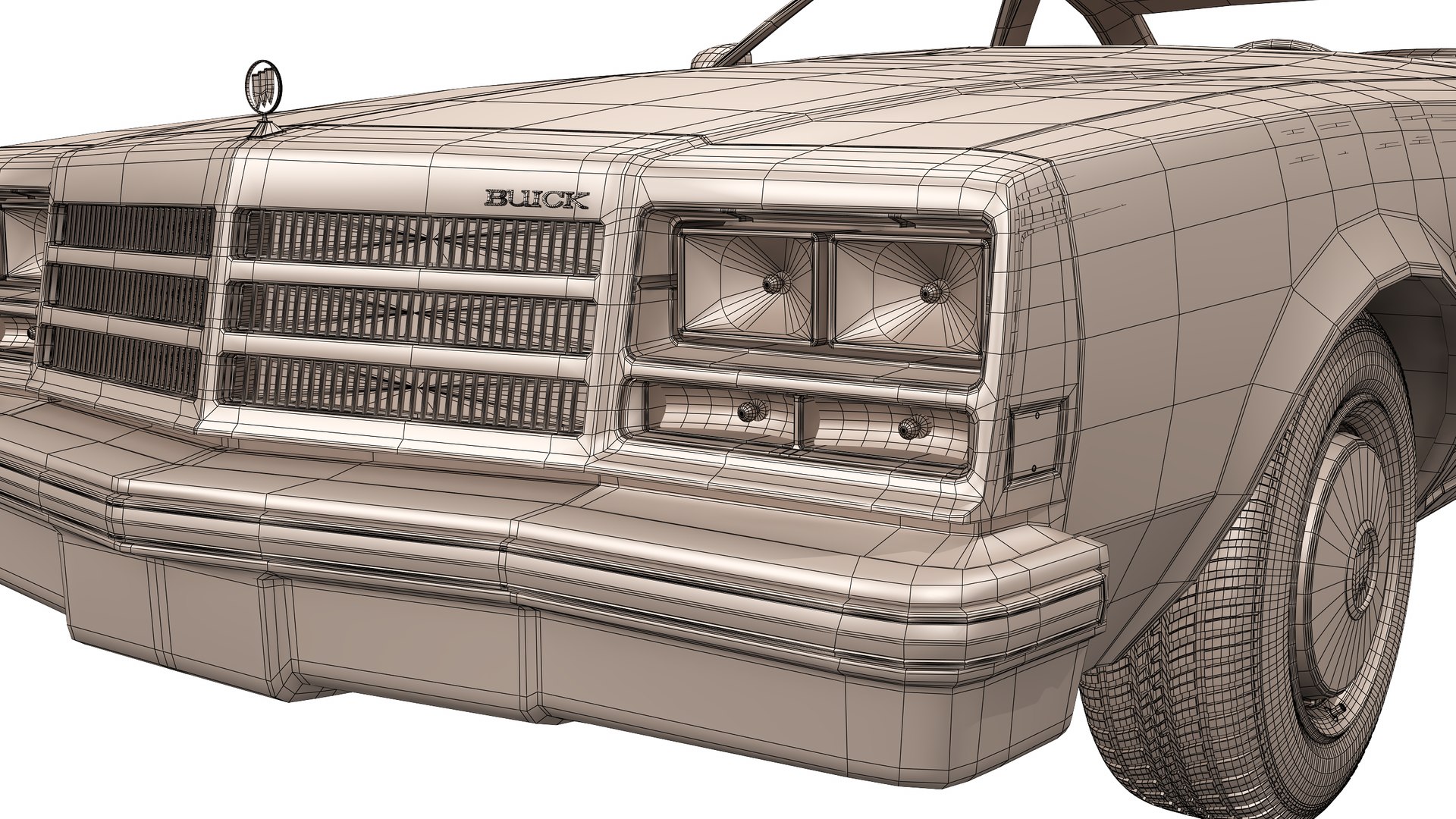 3D Buick Century Hardtop Coupe 1977 Model - TurboSquid 2047880