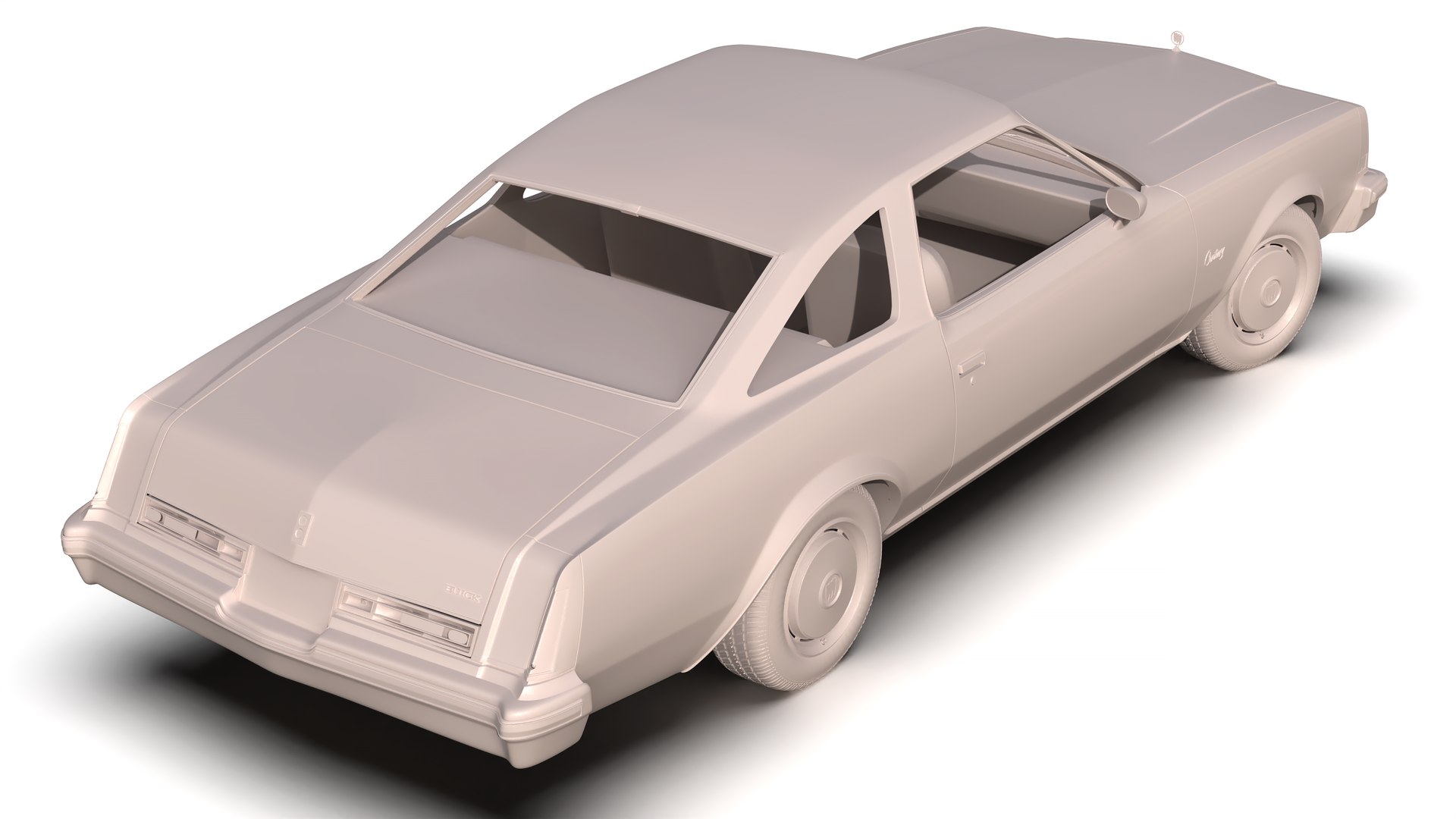 3D Buick Century Hardtop Coupe 1977 Model - TurboSquid 2047880