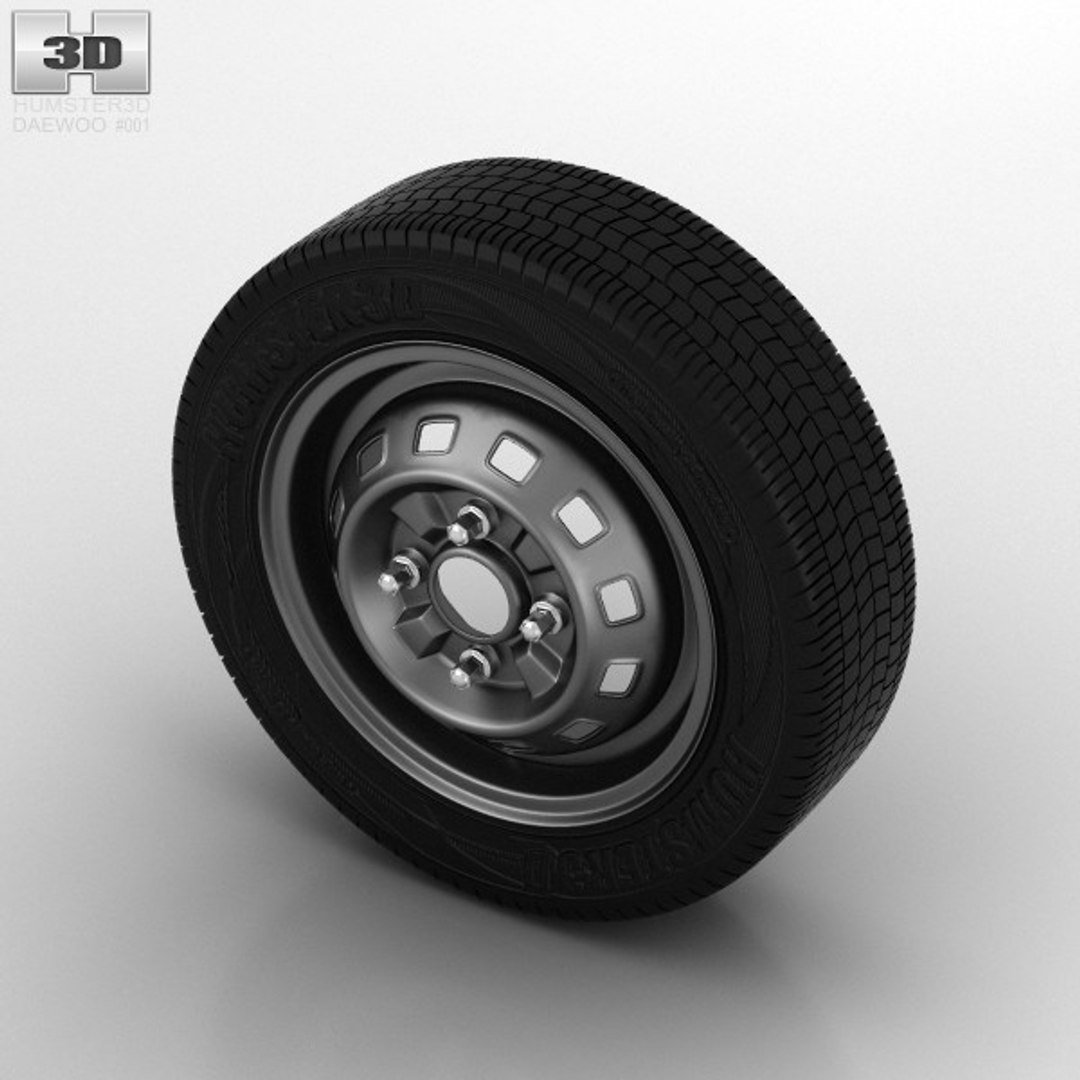 daewoo wheel 3d 3ds