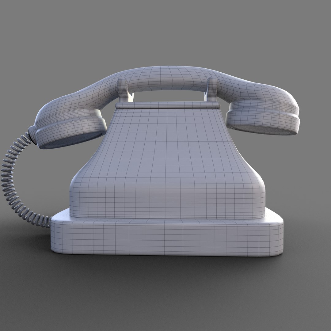 Old Phone 3D Model - TurboSquid 1414349