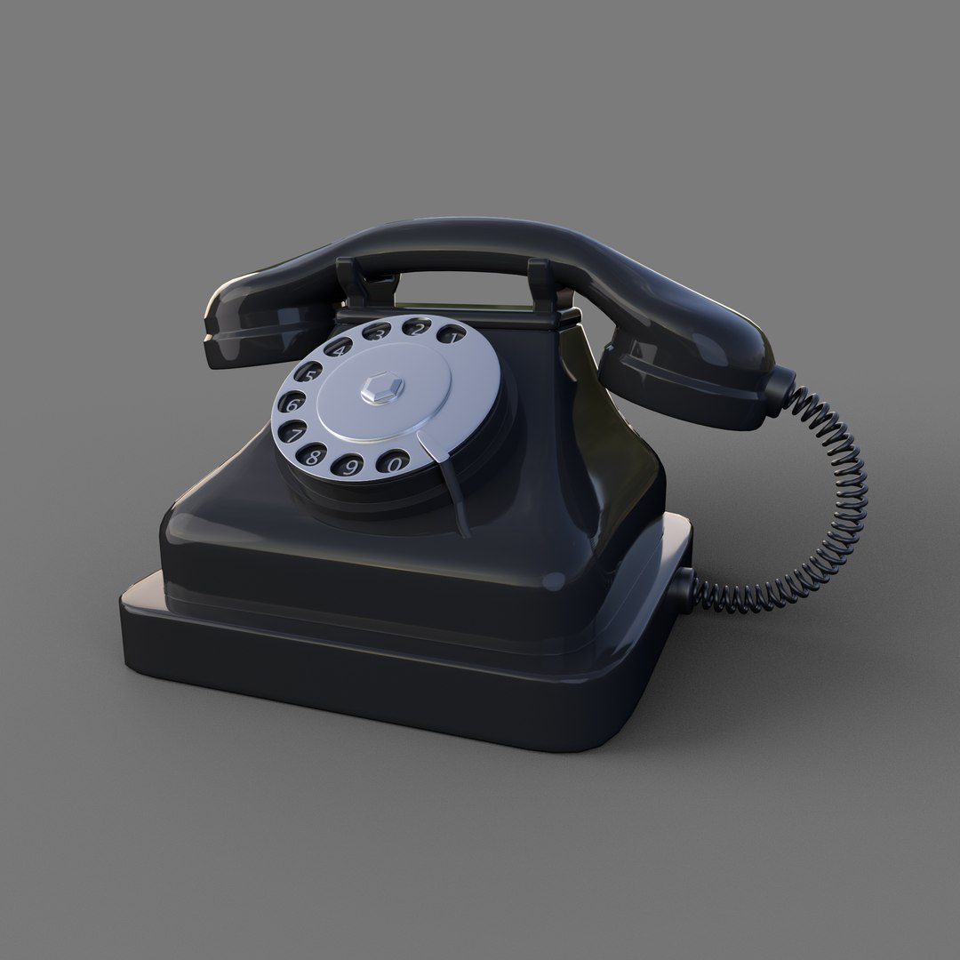 Old Phone 3D Model - TurboSquid 1414349
