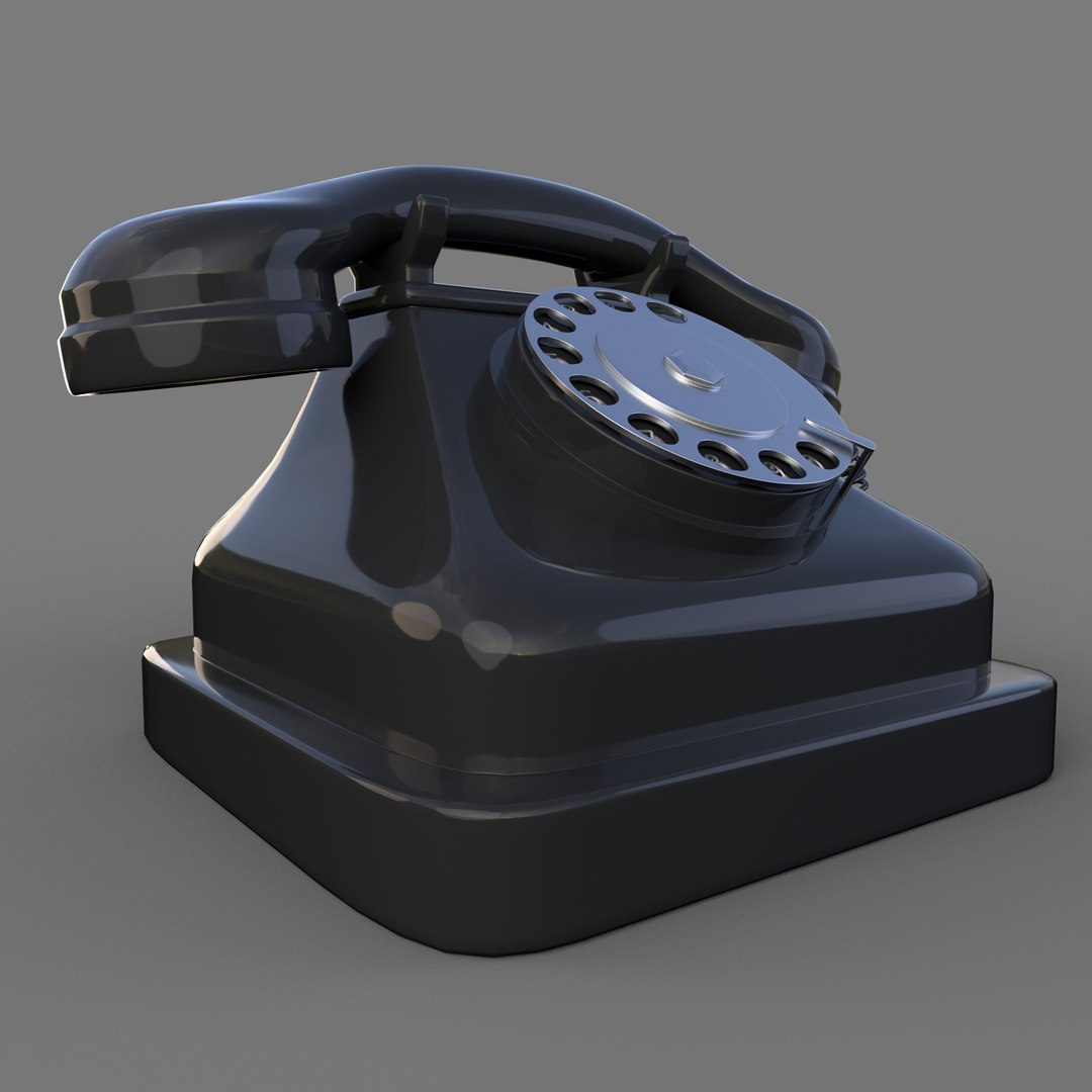 Old Phone 3D Model - TurboSquid 1414349