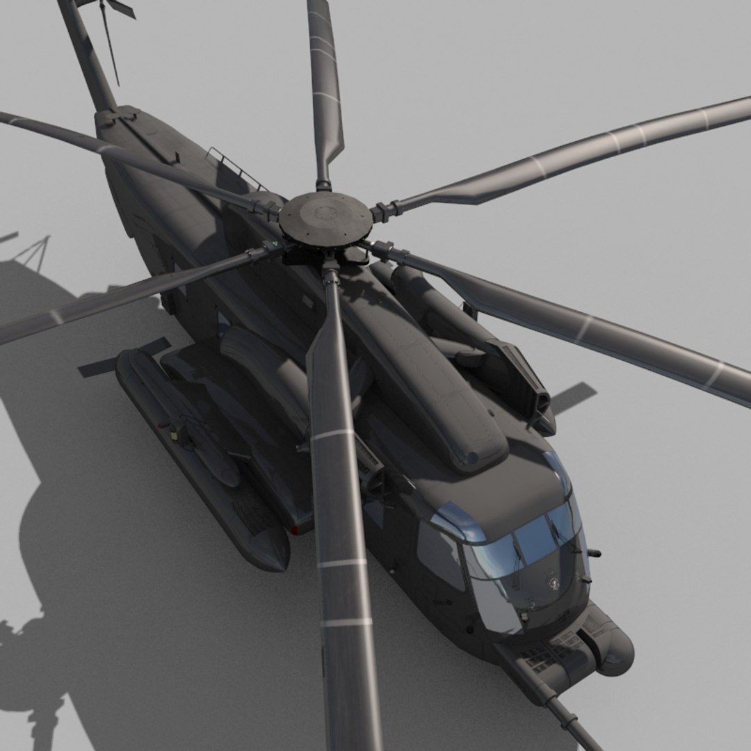 Sikorsky Mh-53 Pave Helicopter 3D Model - TurboSquid 1338468