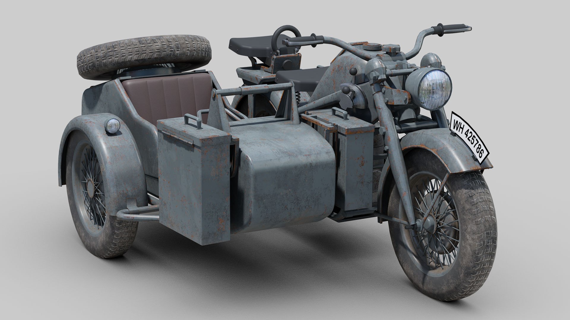 3d Model Ww2 German Zundapp Ks