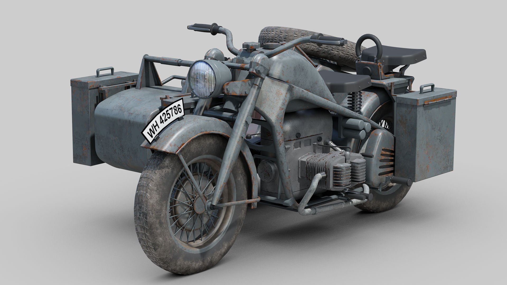 3d Model Ww2 German Zundapp Ks