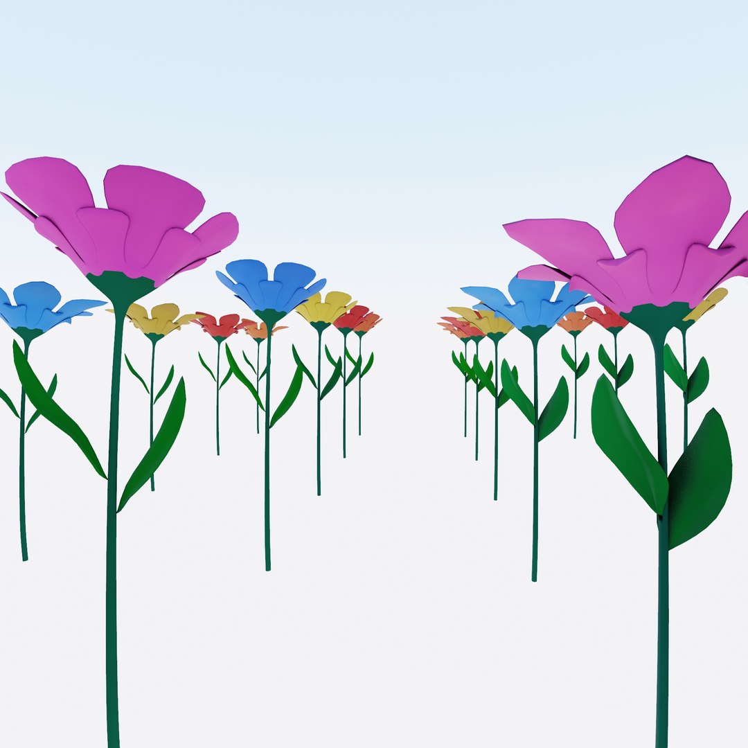 Flowers Pack 3D - TurboSquid 2159438