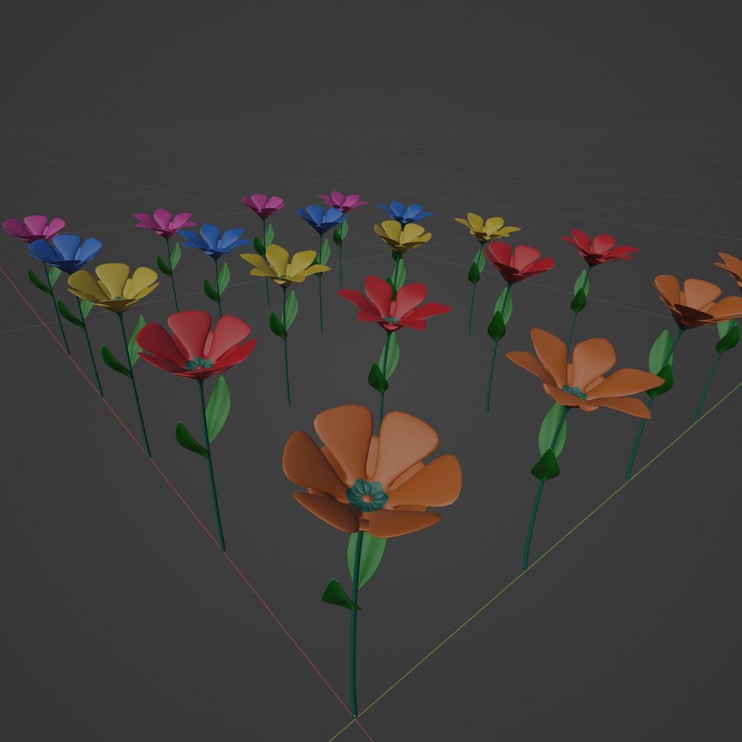 Flowers Pack 3D - TurboSquid 2159438