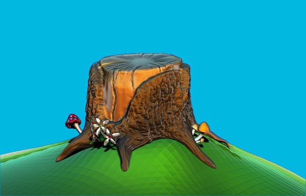 Free 3D Tree-Stump Models | TurboSquid