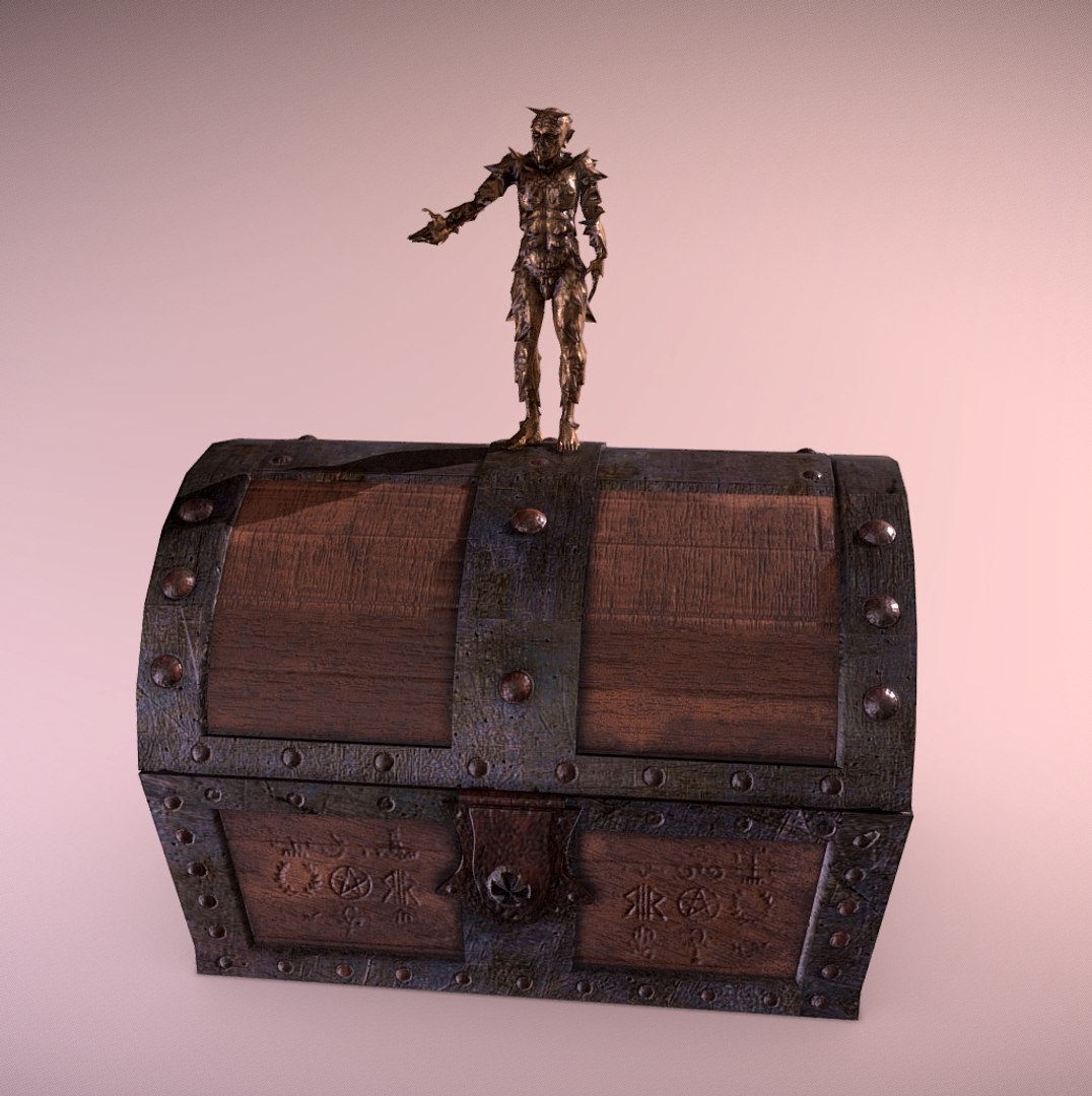 3D Fantasy Chest Model - TurboSquid 1520479