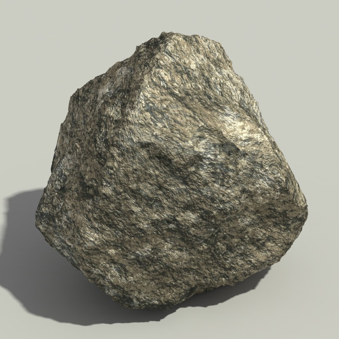 3d model rocks colors