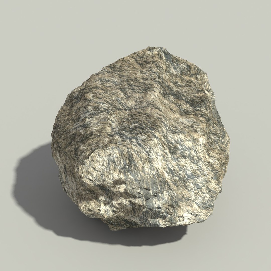 3d model rocks colors