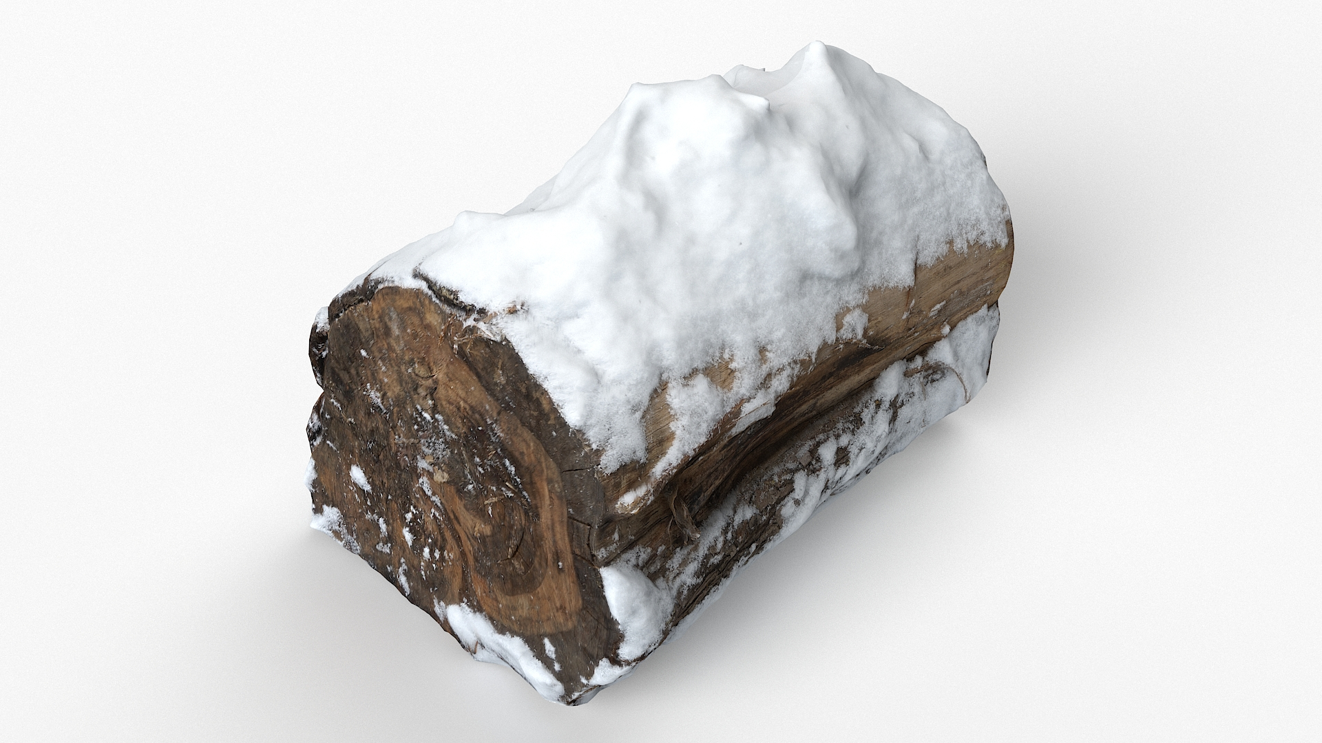 Tree Stump Snow 3D - TurboSquid 1659344