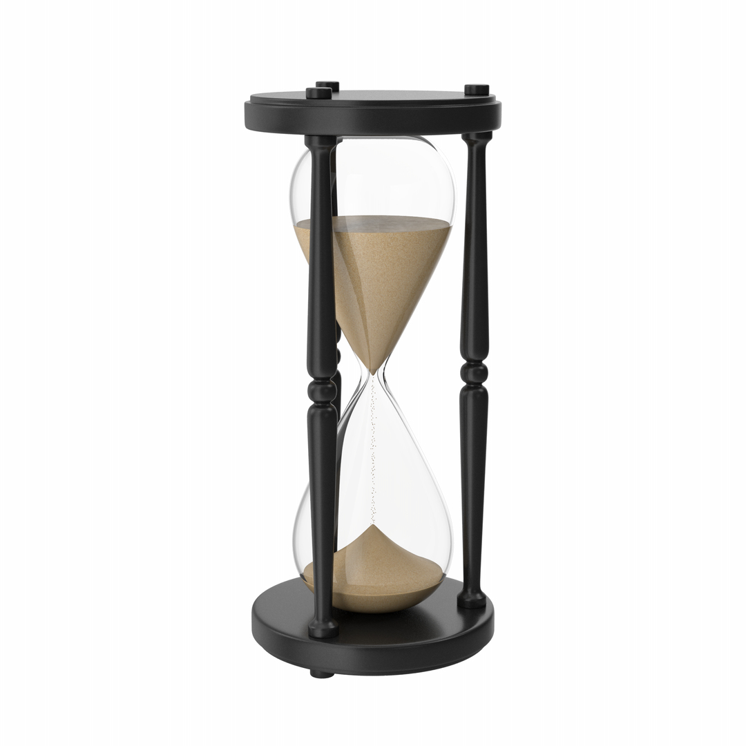 Black Hourglass 3D Model - TurboSquid 2085388
