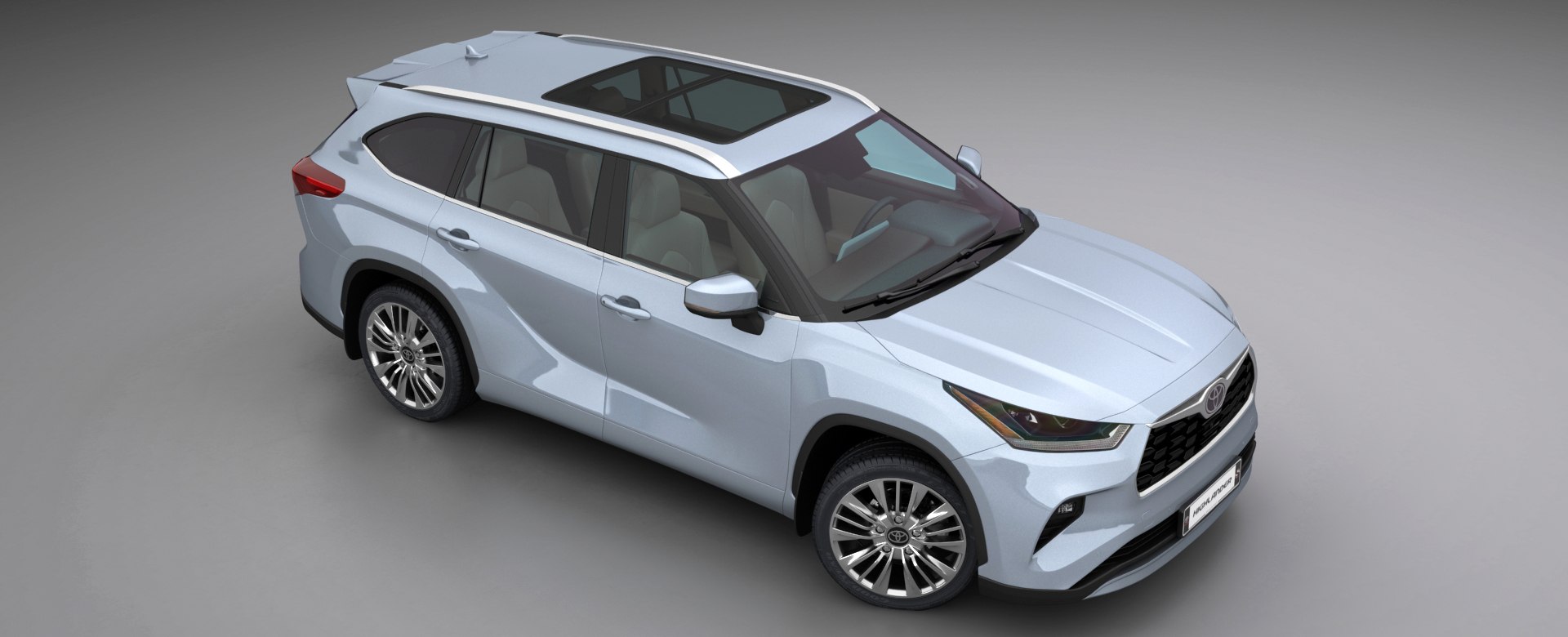 Realistic Toyota Highlander 2020 3D - TurboSquid 1456560