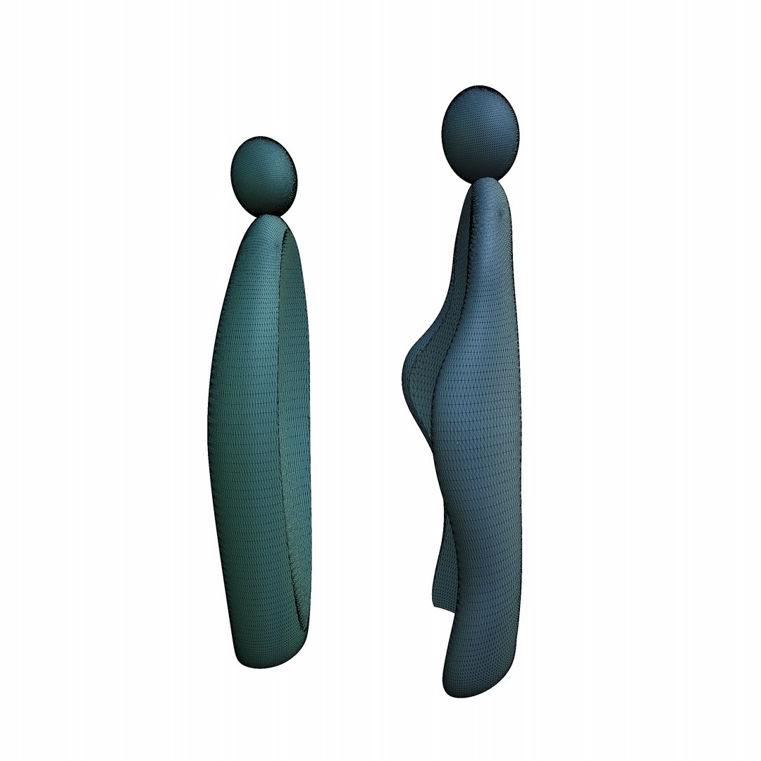 Couple Hugging Figure 2 3D Model - TurboSquid 2199603
