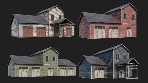 Barn Blender Models for Download | TurboSquid
