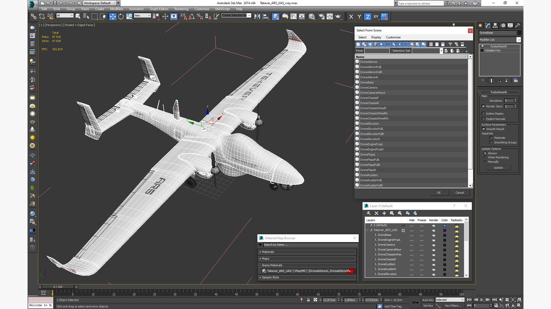 3D Tekever AR5 UAS Model - TurboSquid 2149003