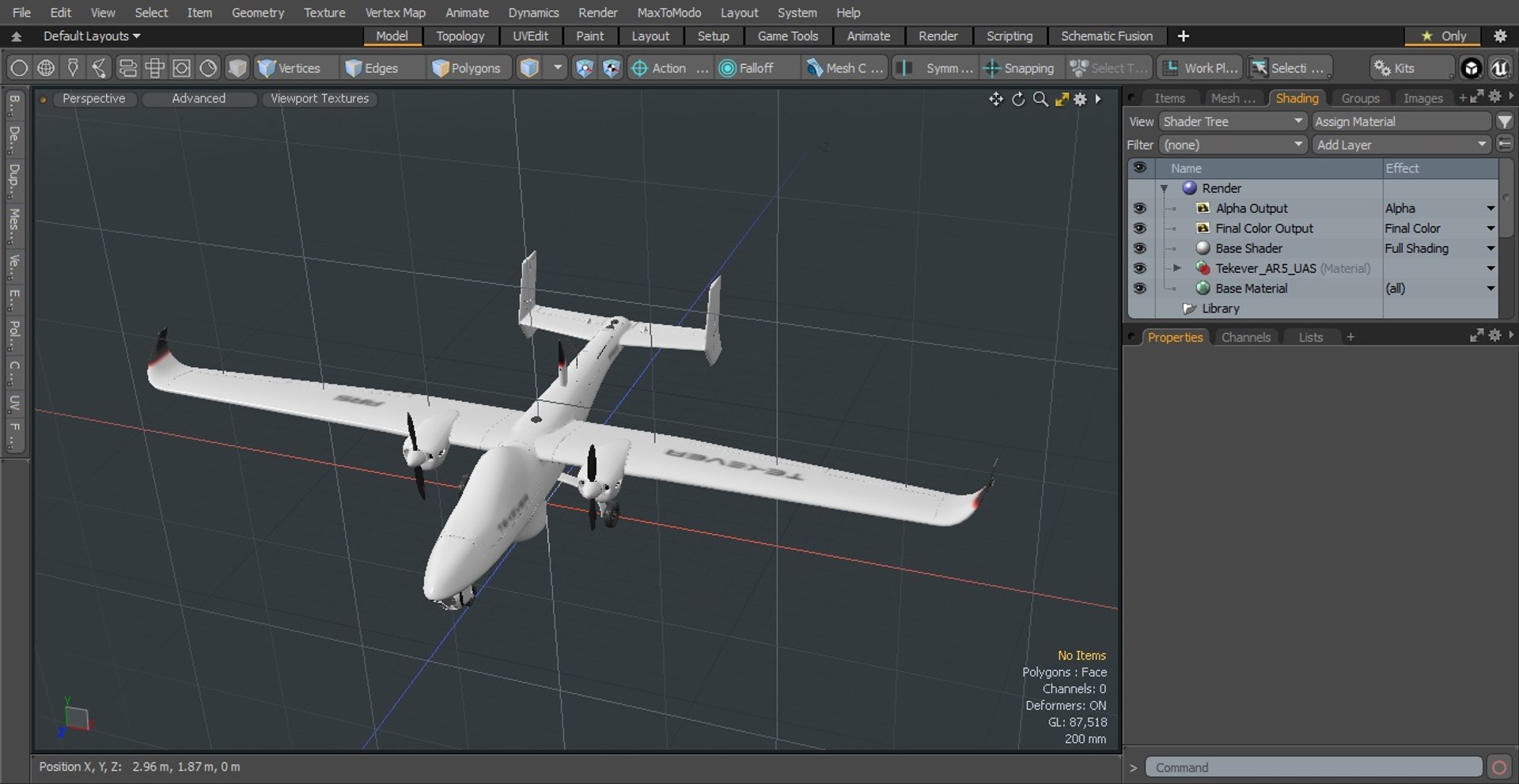 3D Tekever AR5 UAS Model - TurboSquid 2149003